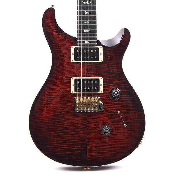 PRS Custom 24 10 Top Fire Red Burst – Chicago Music Exchange