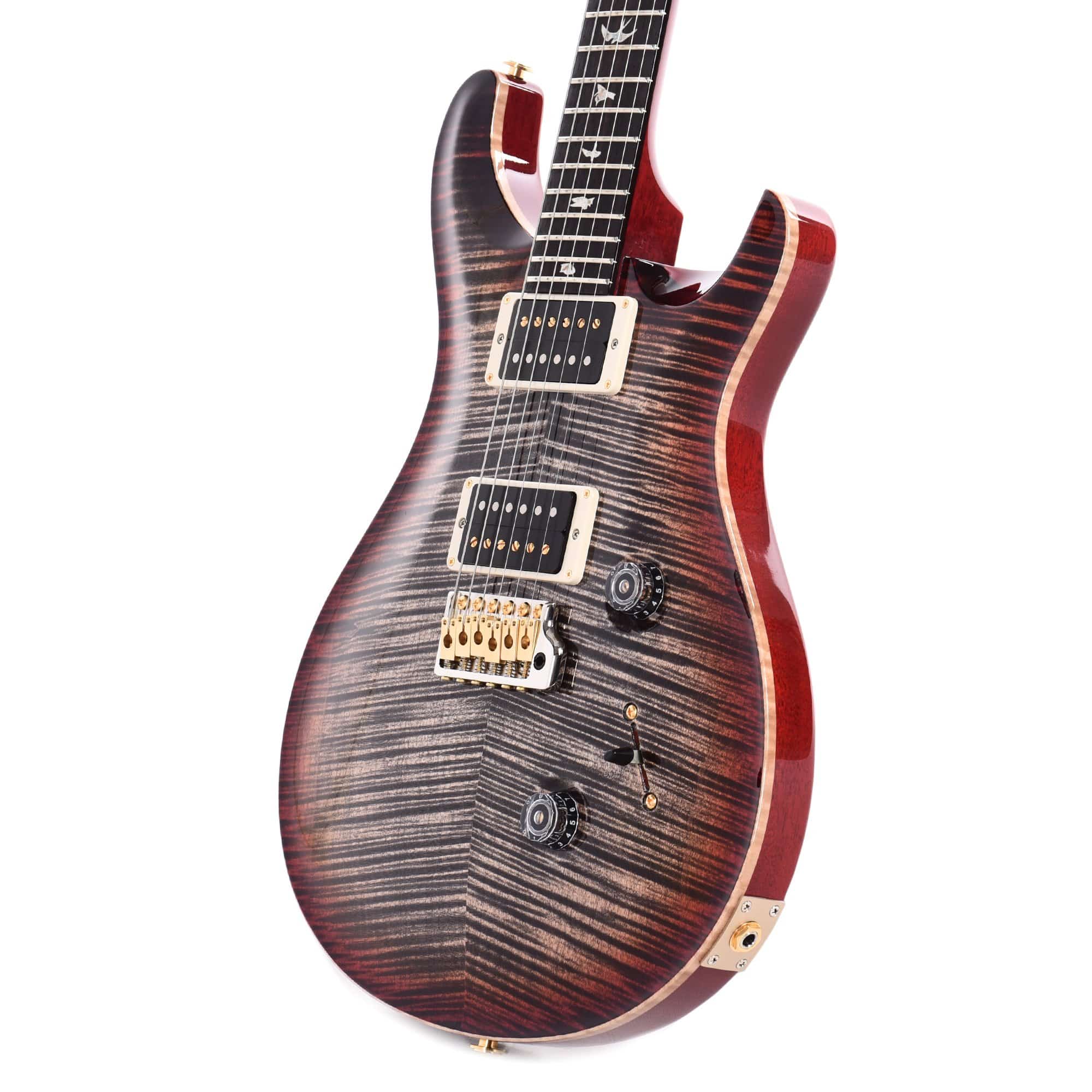 PRS Custom 24 Charcoal Cherry Burst 10 Top – Chicago Music Exchange