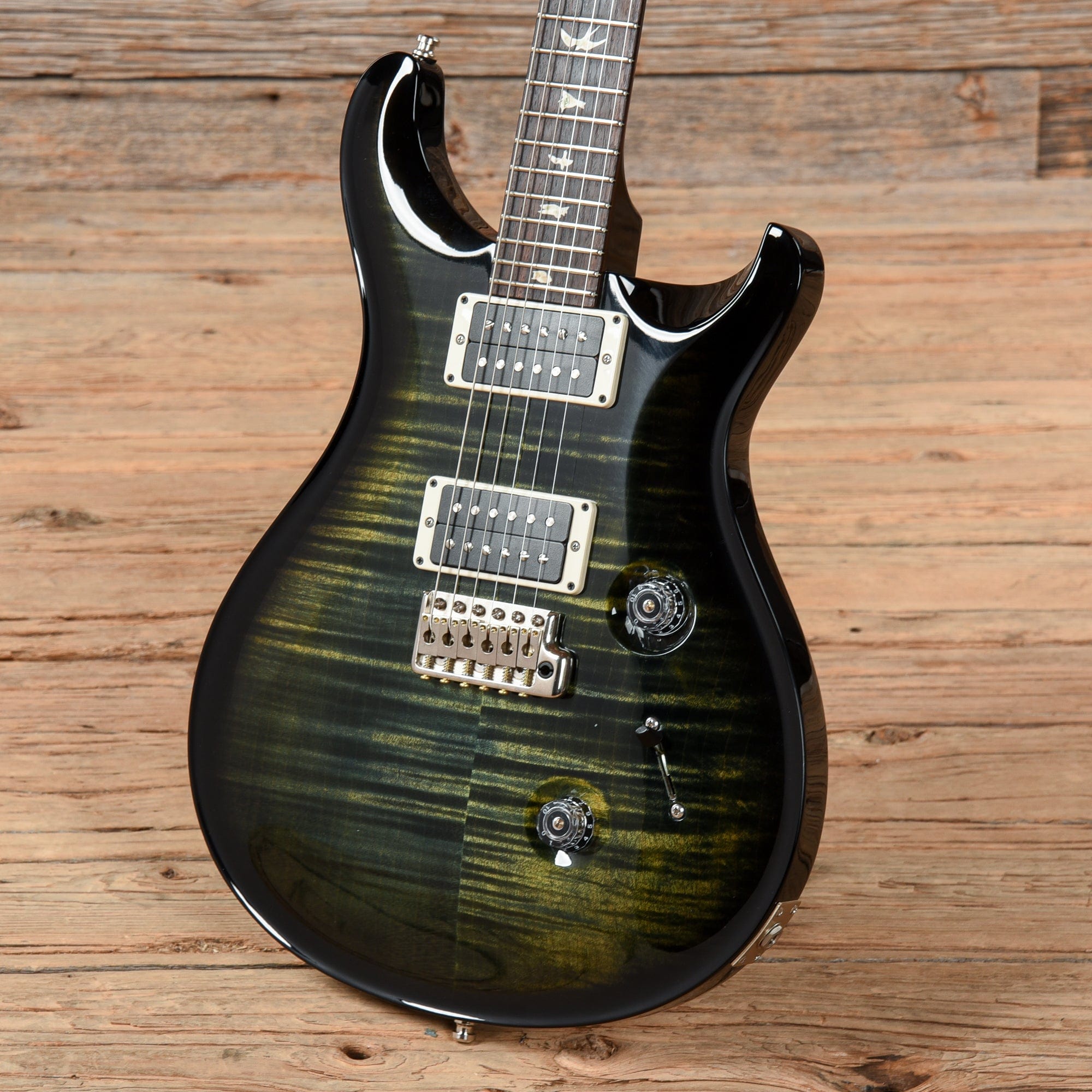 PRS Custom 24 Emerald Green Burst 2014 – Chicago Music Exchange