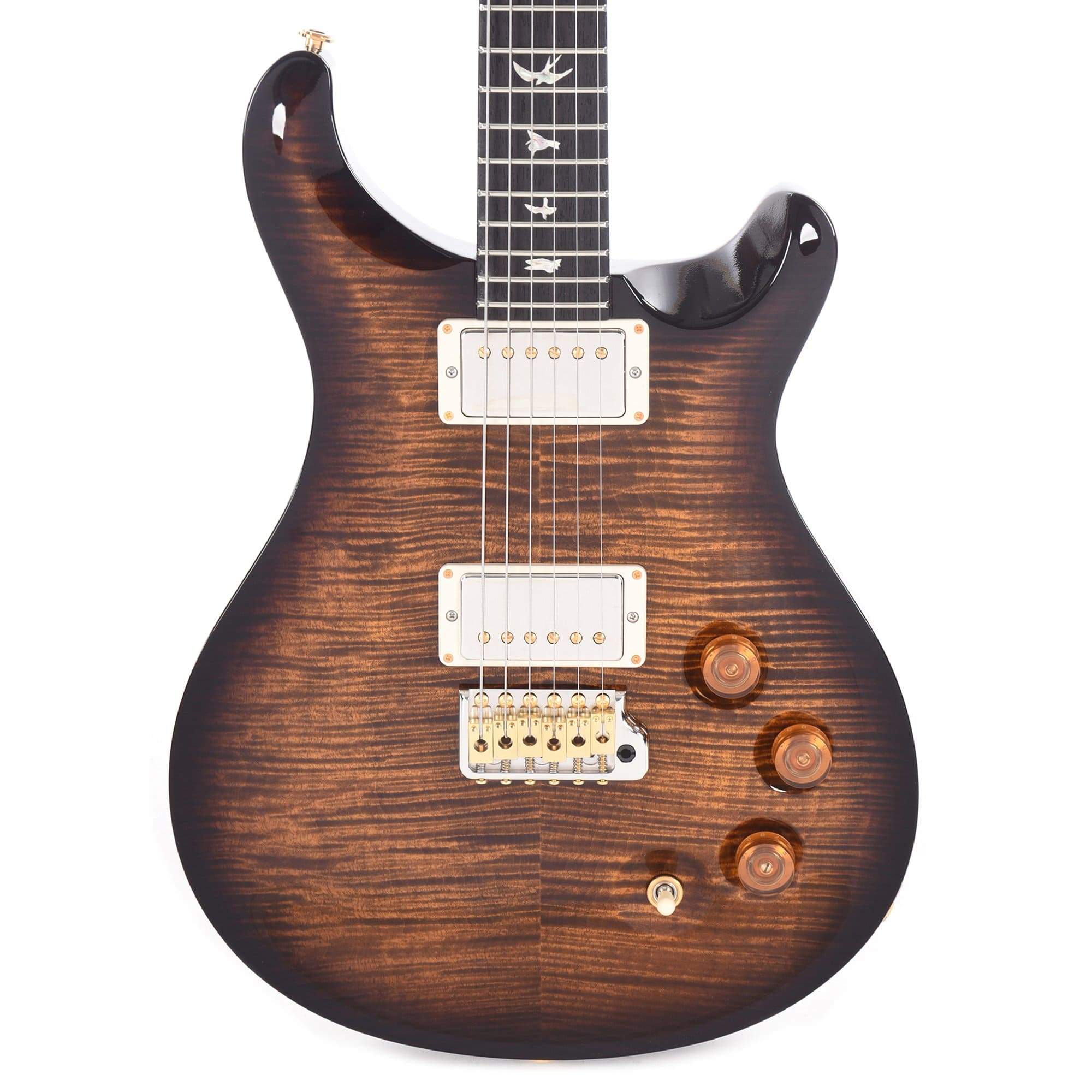PRS DGT 10-Top Black Gold Wraparound Burst w/Birds – Chicago Music Exchange