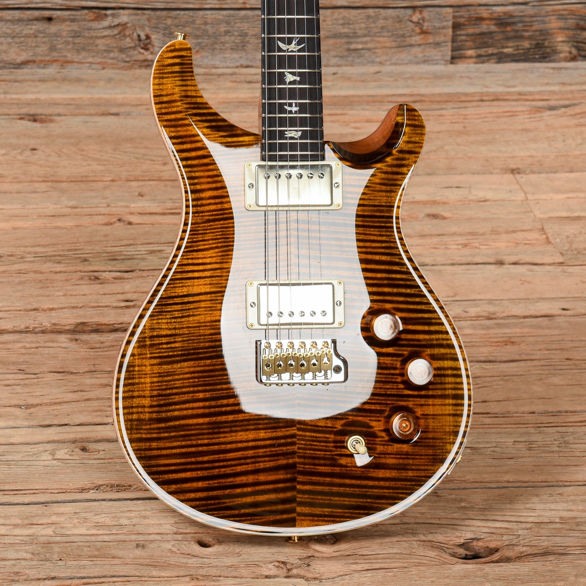 PRS DGT David Grissom Signature Yellow Tiger 2022 – Chicago Music Exchange