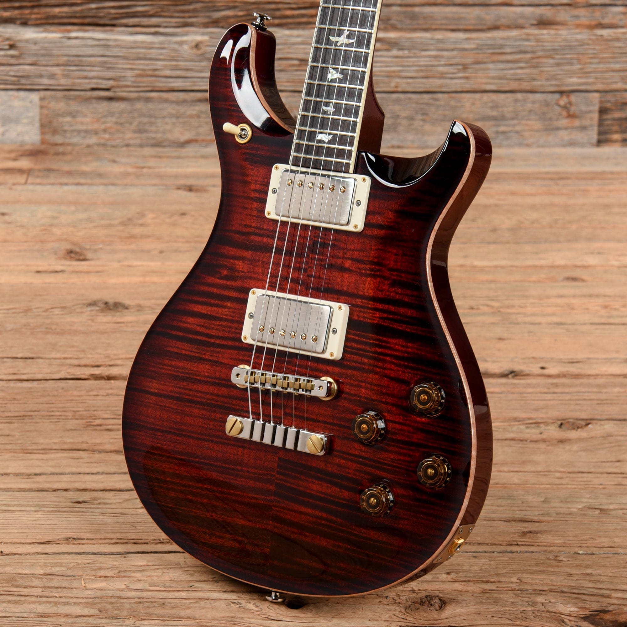 PRS McCarty 594 10 Top Fire Red Burst – Chicago Music Exchange