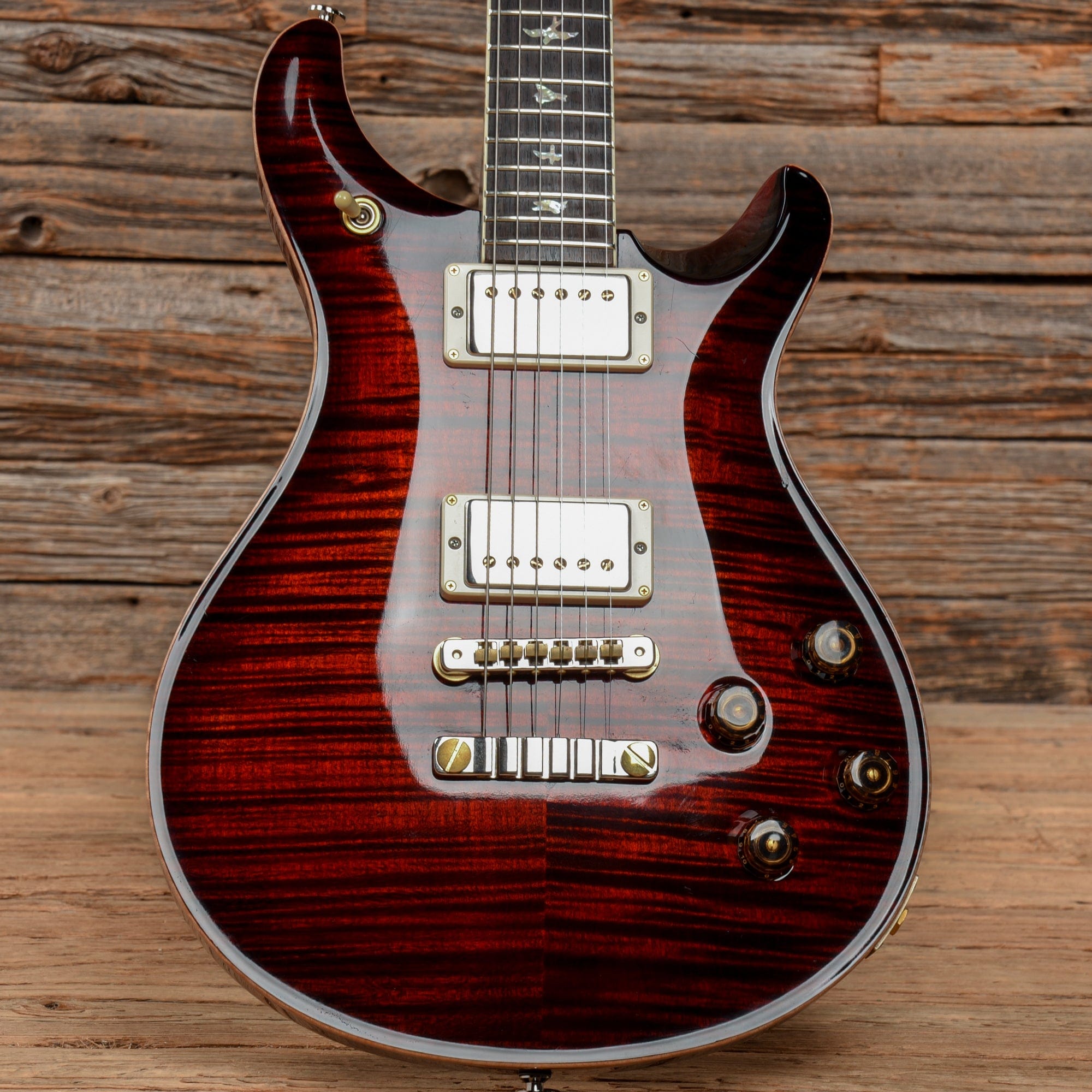 PRS McCarty 594 10 Top Fire Red Burst – Chicago Music Exchange