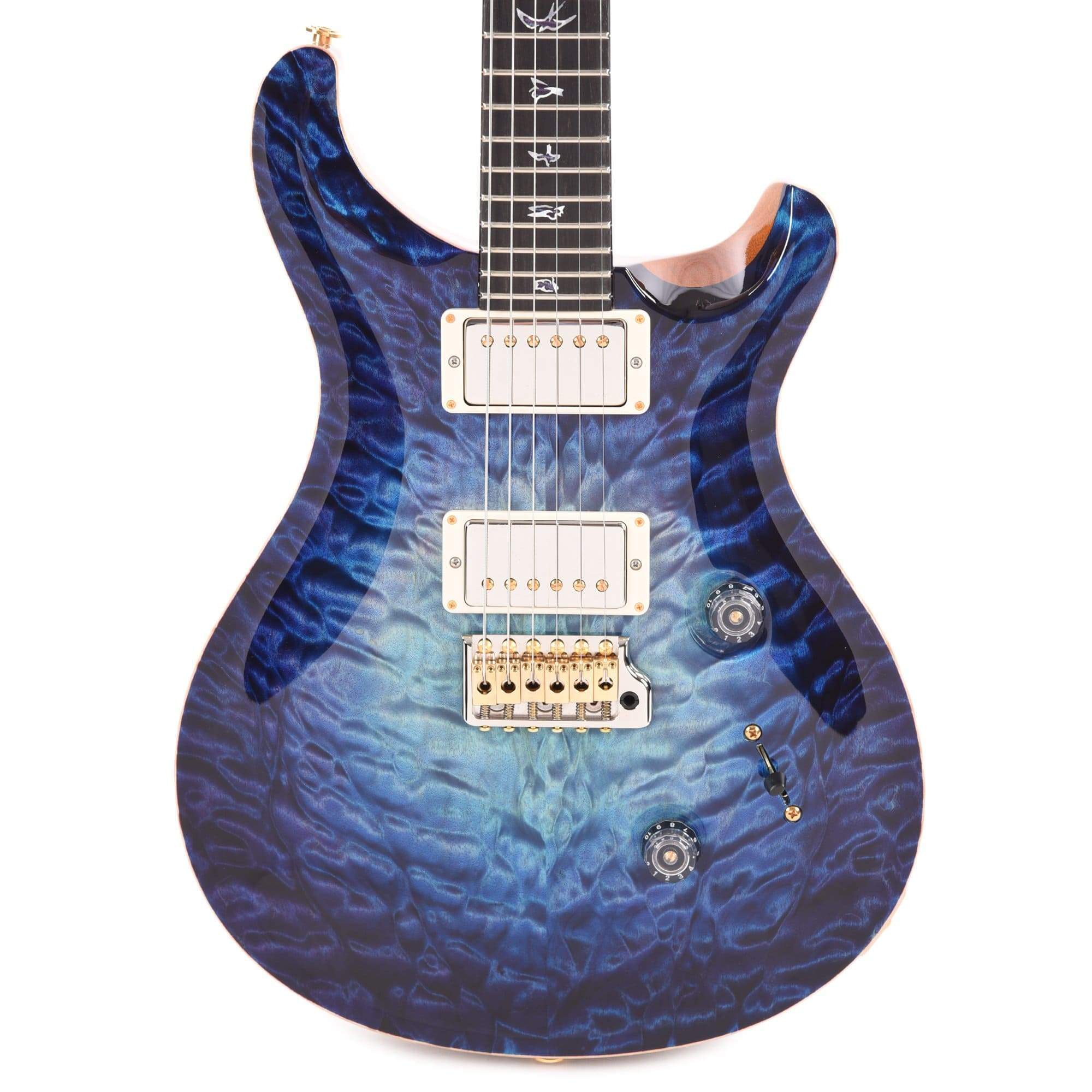 PRS Private Stock #9329 Custom 24 Quilted Maple Aqua Violet Glow w/Fig ...