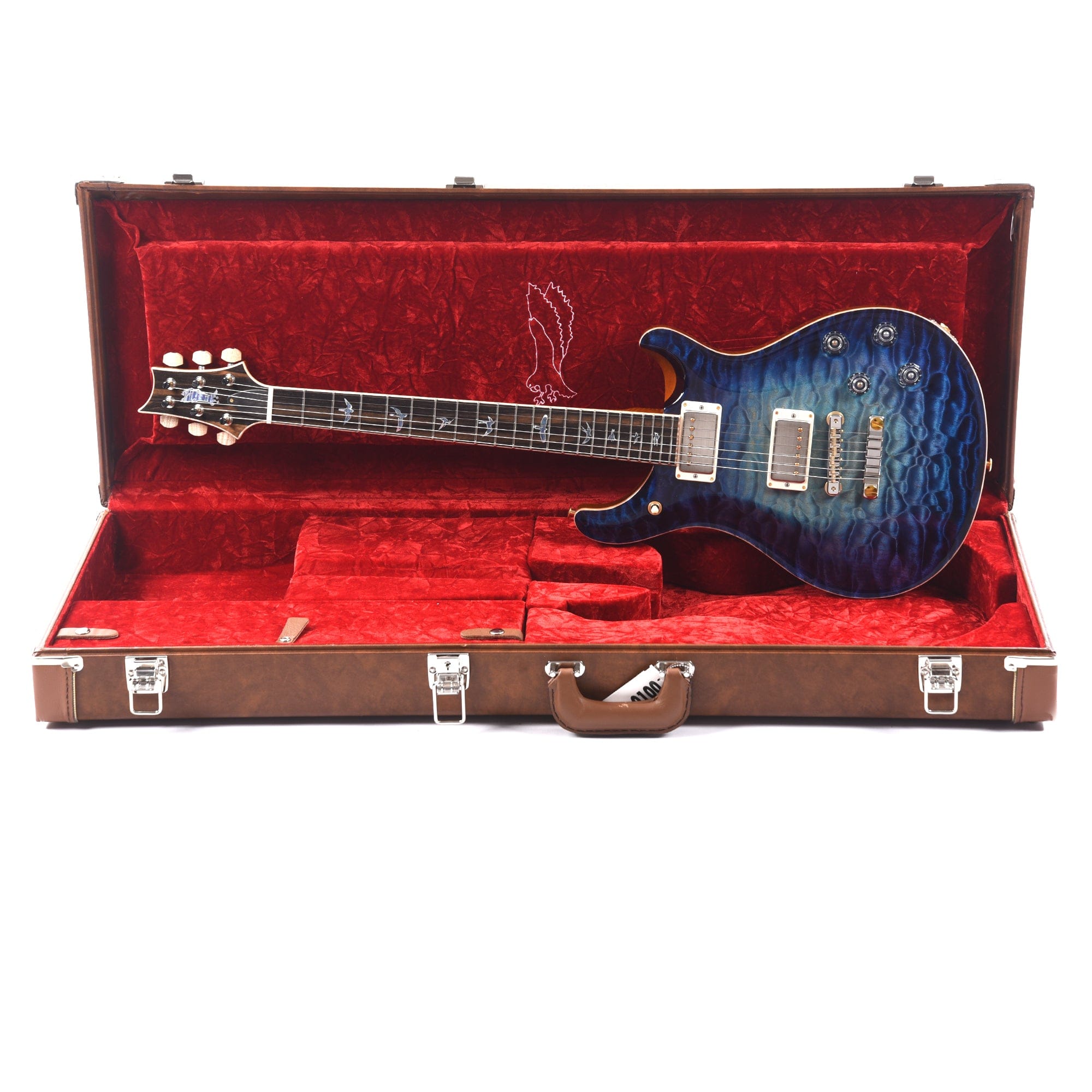 PRS Private Stock McCarty 594 One Piece Quilted Maple Aqua Violet Glow ...