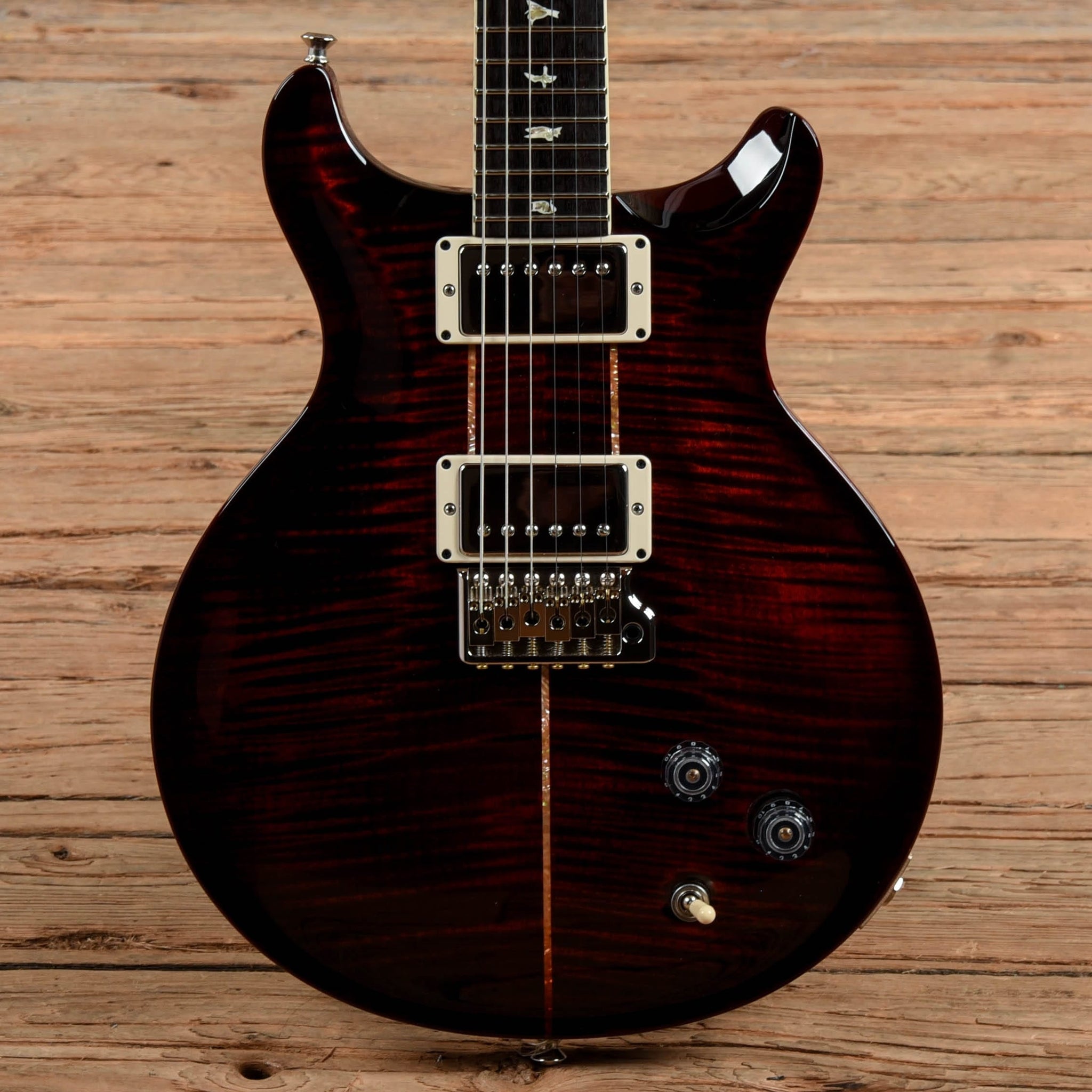 PRS Santana Signature Retro Fire Red Burst 2021 – Chicago Music Exchange