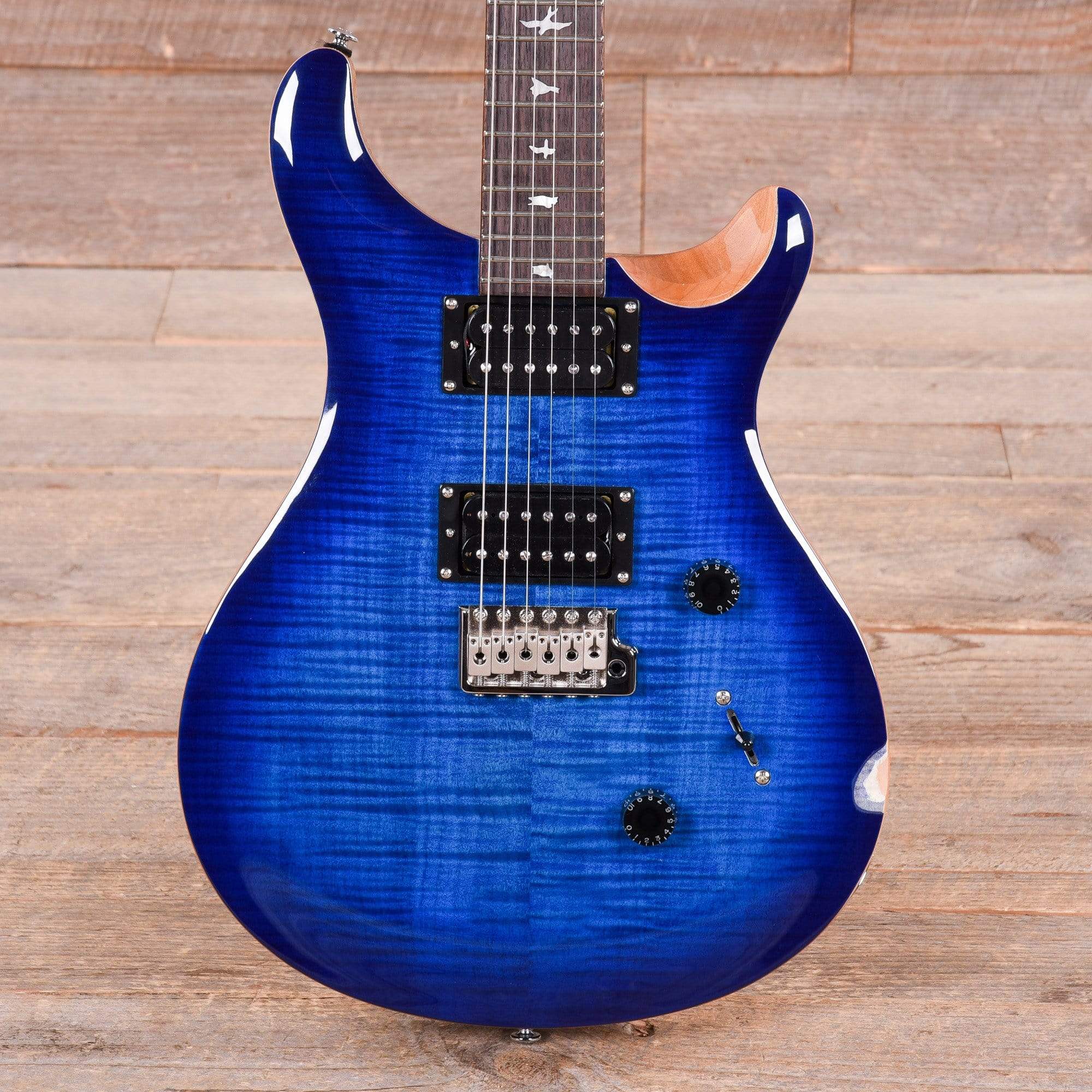 PRS SE Custom 24 Faded Blue Burst – Chicago Music Exchange