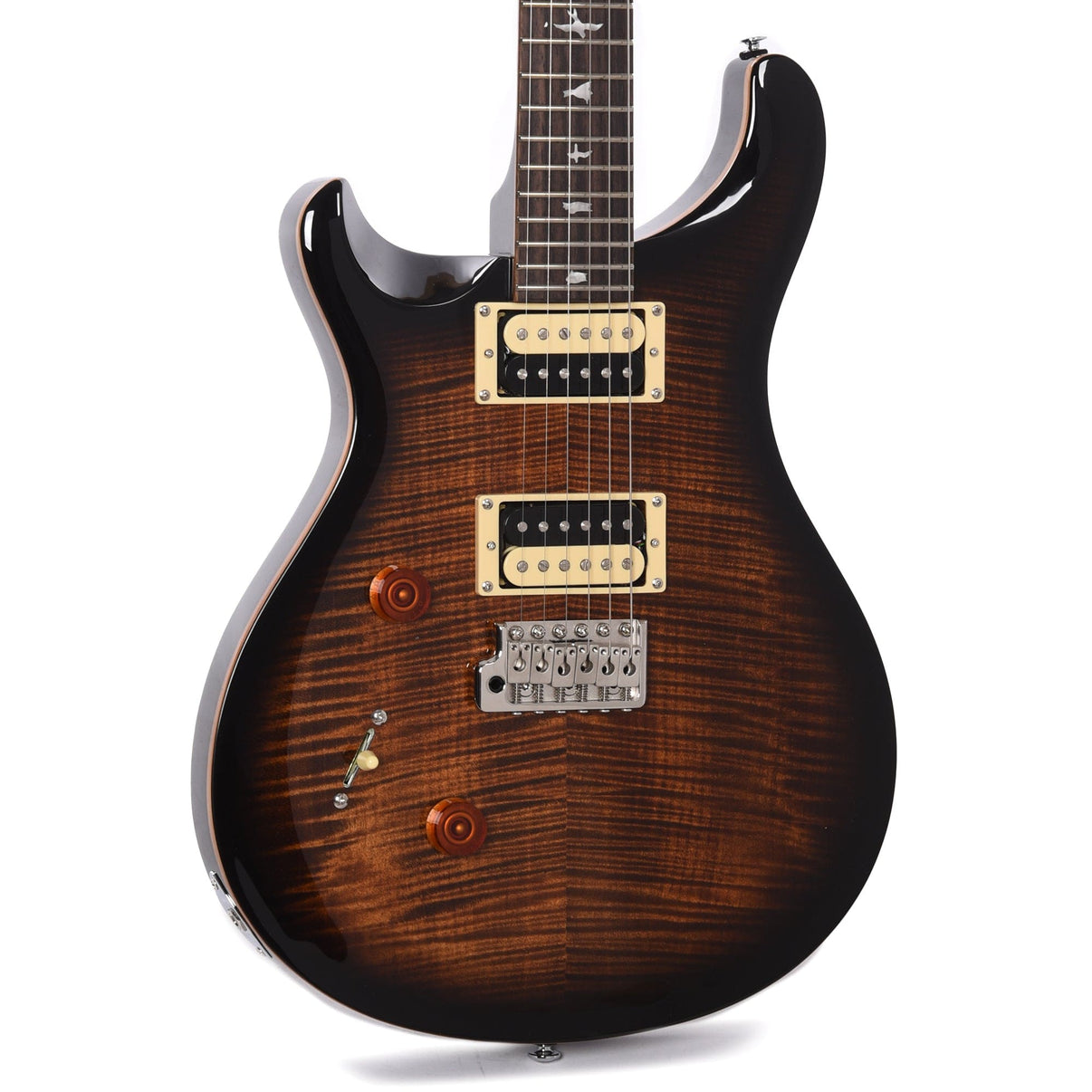 PRS SE Custom 24 LEFTY Black Gold Sunburst – Chicago Music Exchange