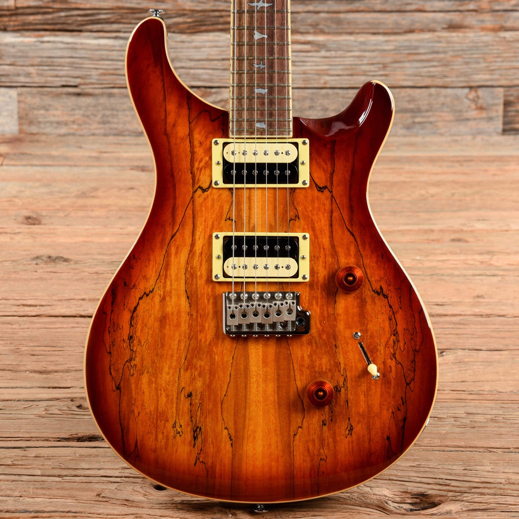PRS SE Custom 24 Spalted Maple Vintage Sunburst 2018 – Chicago Music ...