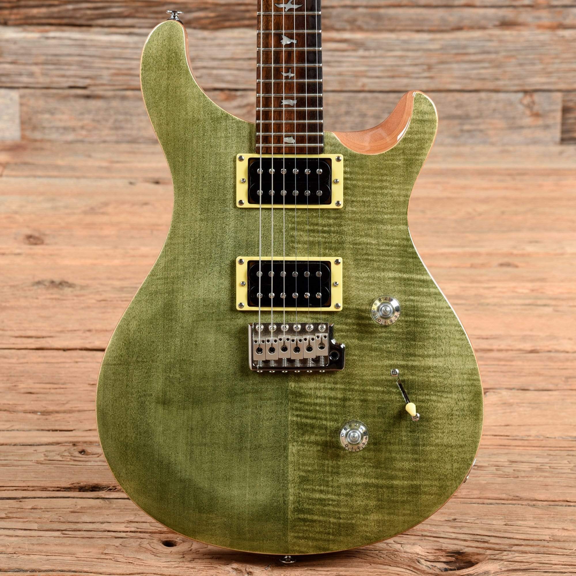 PRS SE Custom 24 Trampas Green 2021 – Chicago Music Exchange