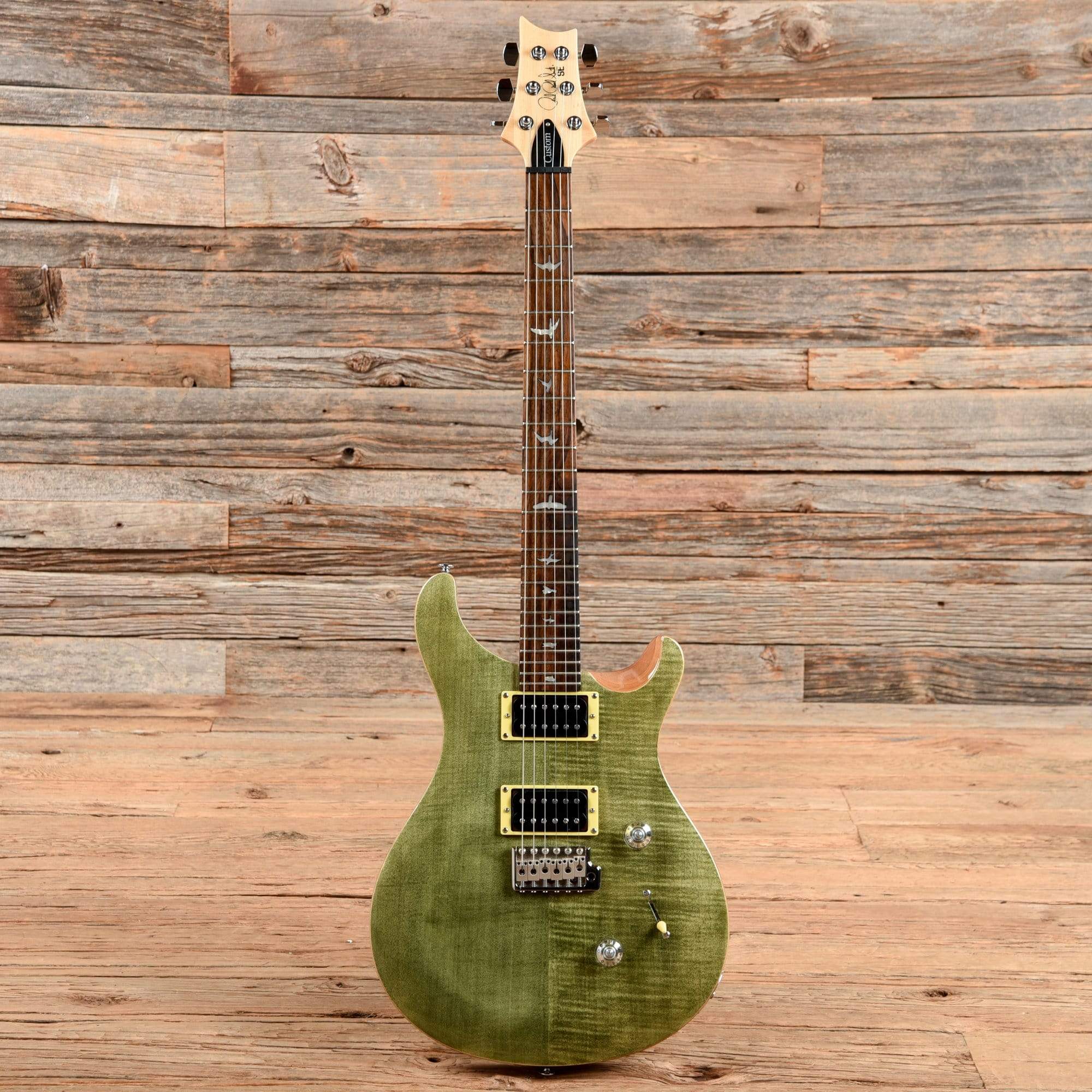 PRS SE Custom 24 Trampas Green 2021 – Chicago Music Exchange
