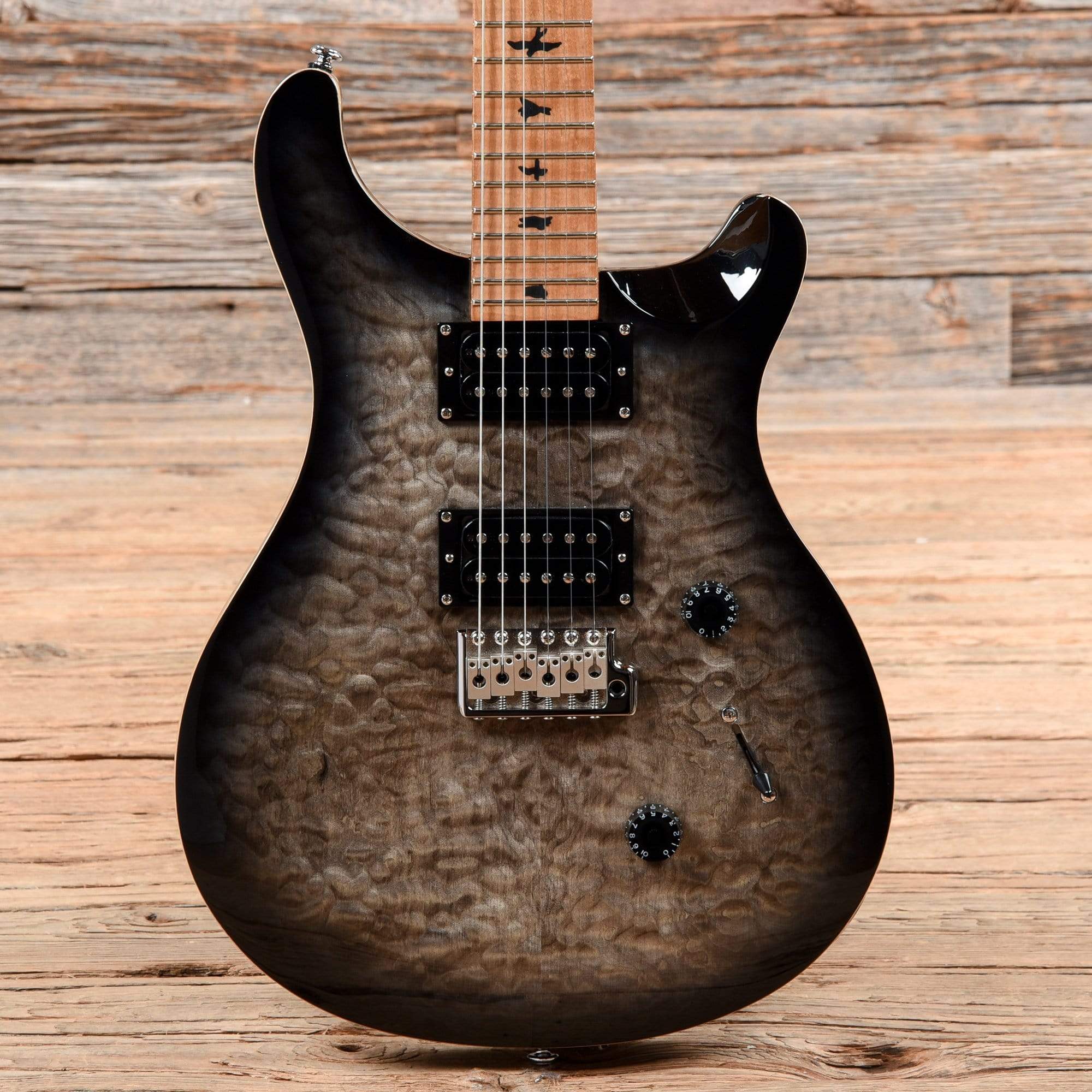 PRS SE Custom 24 with Roasted Maple Fretboard Charcoal Burst 2019 ...