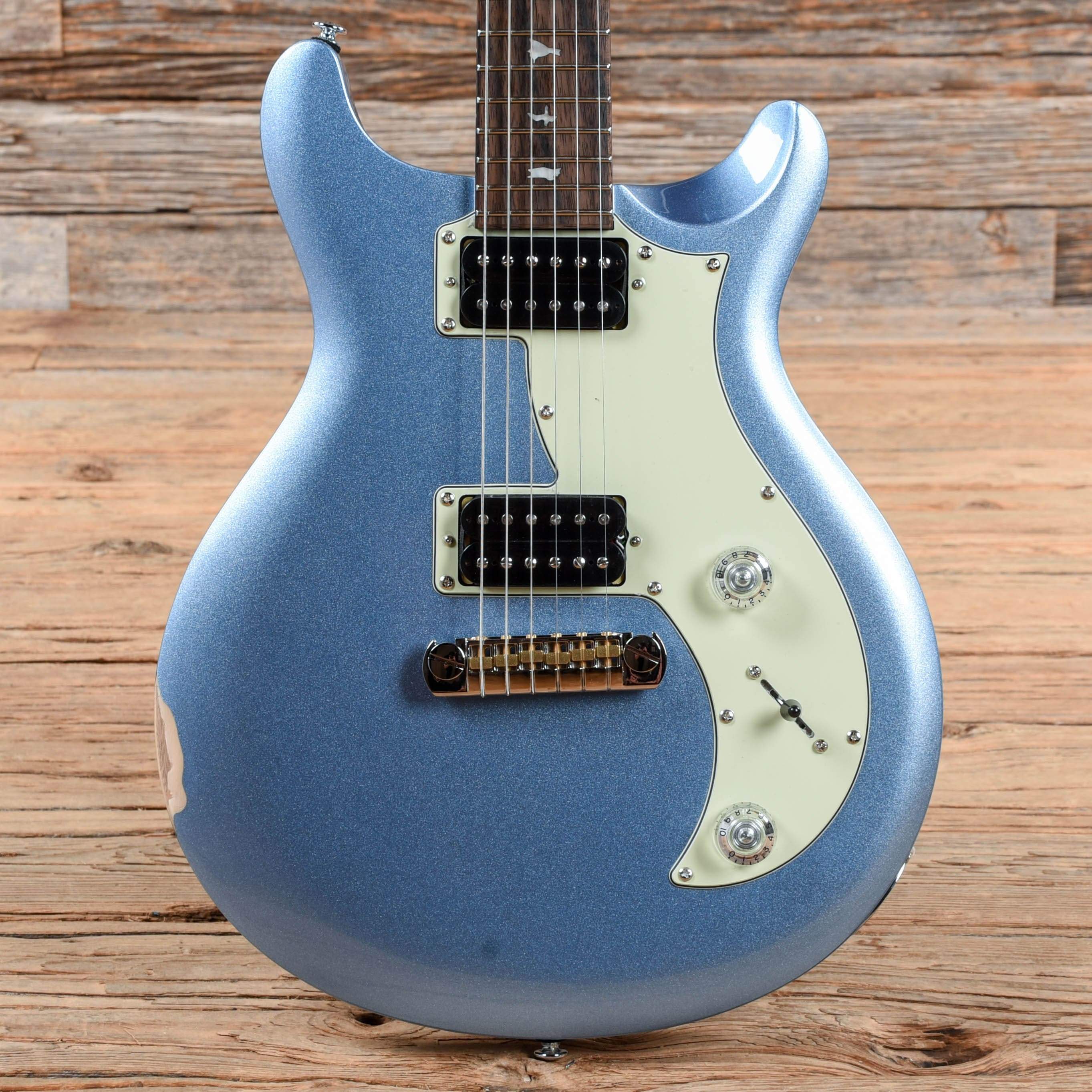 PRS SE Mira Frost Blue Metallic – Chicago Music Exchange