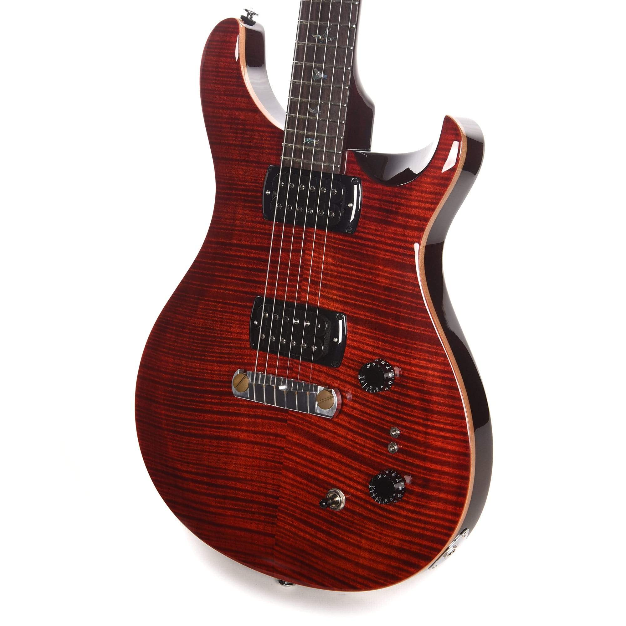 PRS SE Paul's Guitar Figured Maple Top Fire Red – Chicago Music Exchange