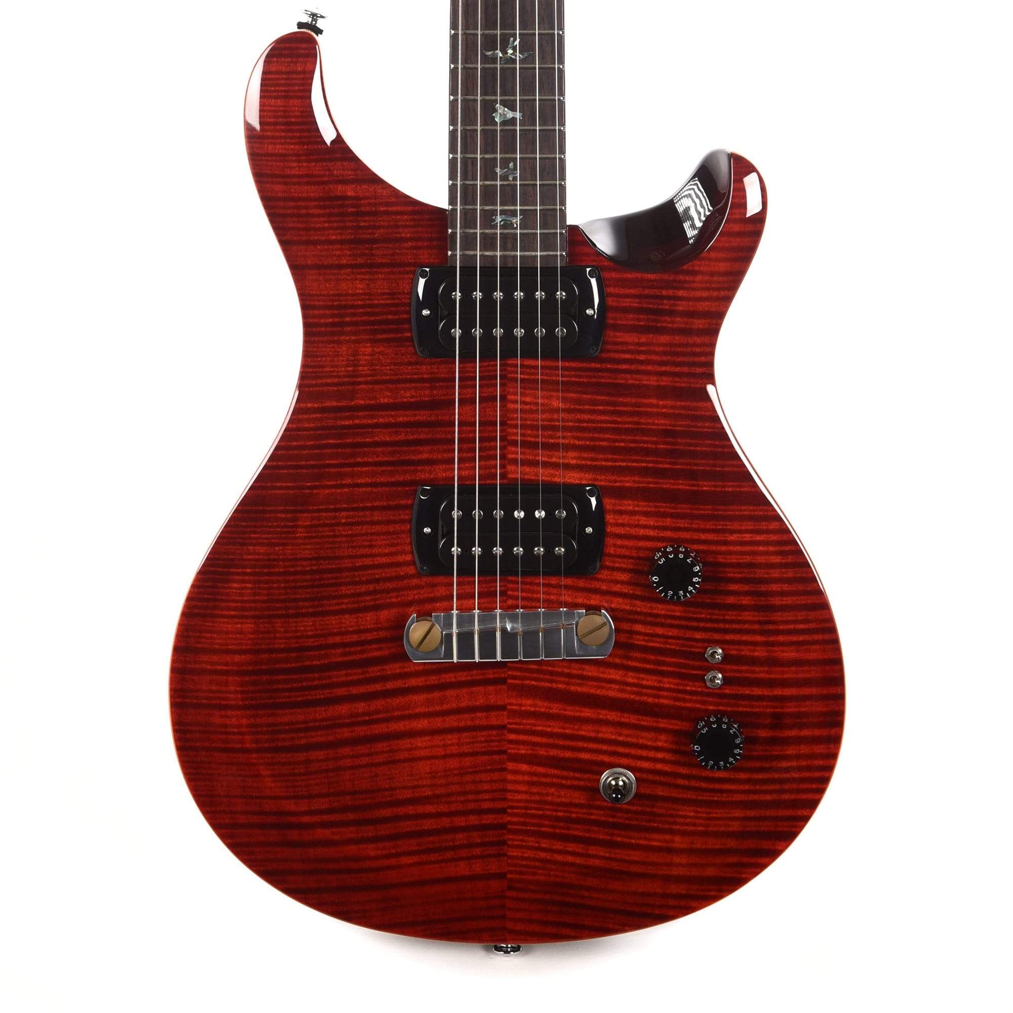 PRS SE Paul's Guitar Figured Maple Top Fire Red – Chicago Music Exchange