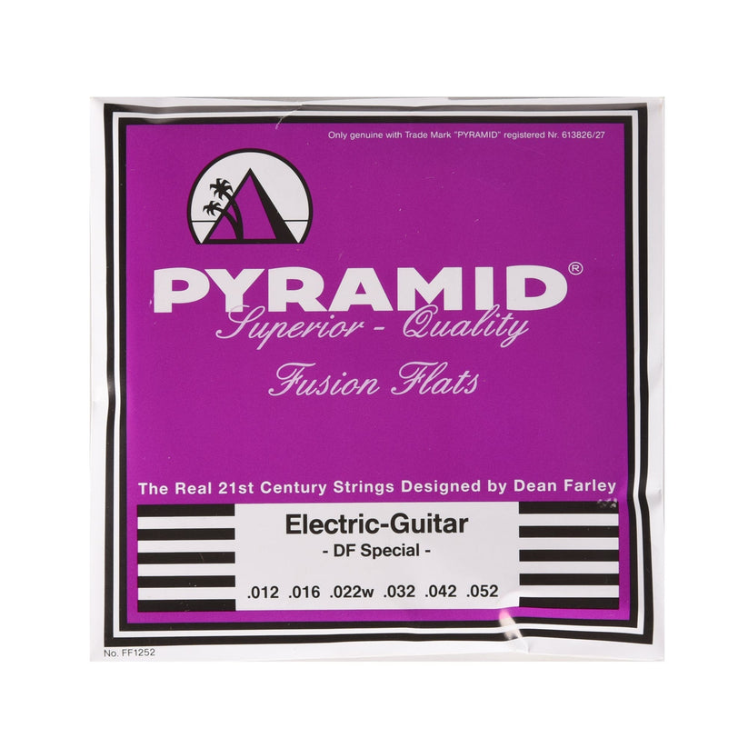 Pyramid Fusion Flats Chrome-Nickel Flatwound Guitar Strings DF Special ...
