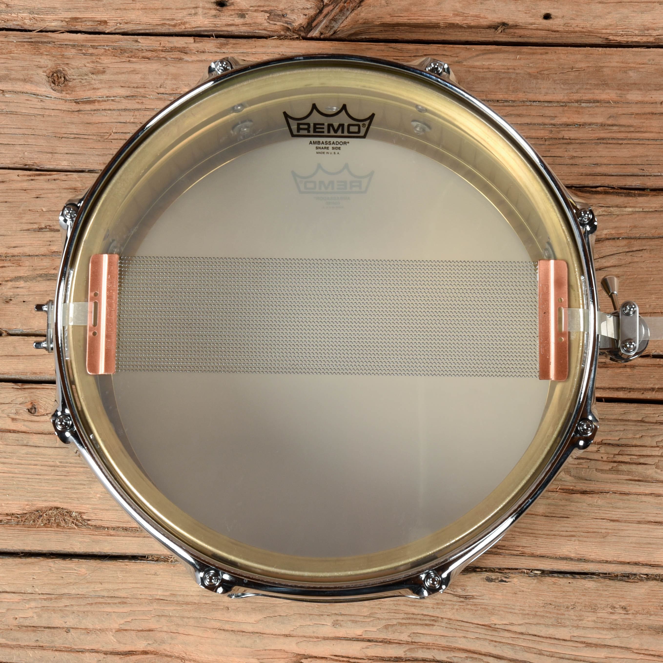 Q Drum Co. 5,5x14 Gentelmens Brass Snare Drum – Chicago Music Exchange