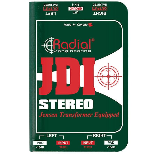 Radial JDI Stereo Passive DI Box – Chicago Music Exchange