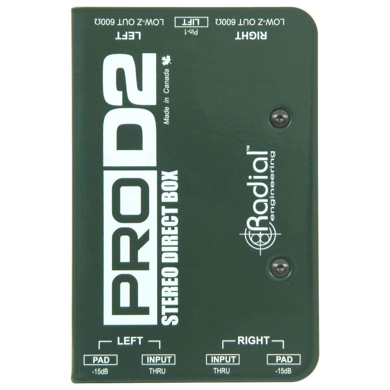 Radial Pro-D2 Passive 2-Channel Direct Box – Chicago Music Exchange