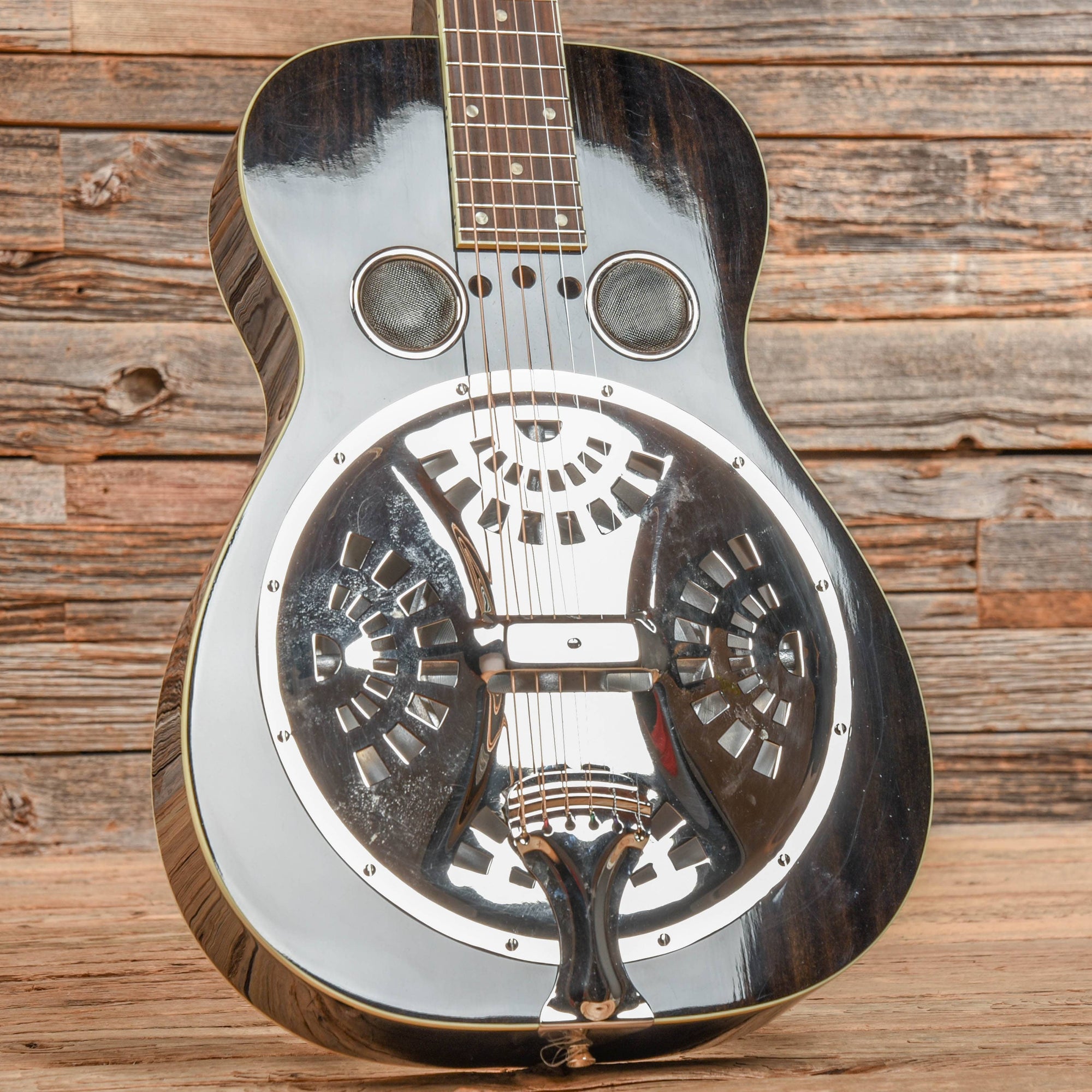 Regal RD-52 Square Neck Resonator Transparent Black – Chicago Music ...