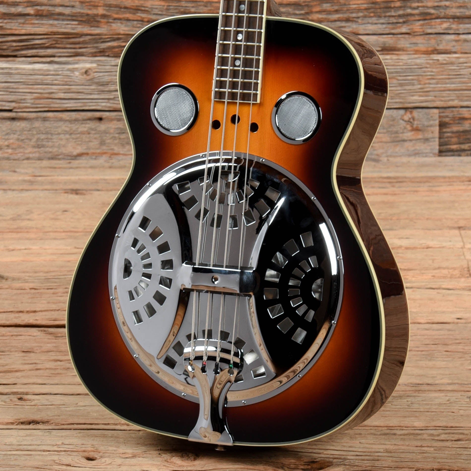 Regal RD-05 Acoustic Resonator Bass Sunburst – Chicago Music Exchange