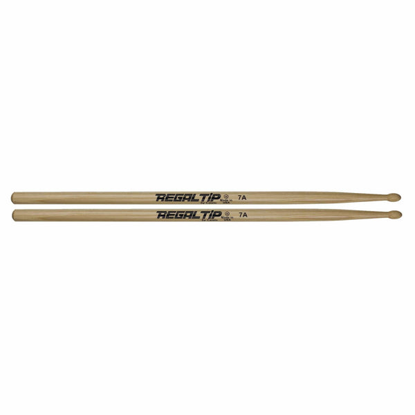 Regal Tip 7A Hickory Wood Tip Drum Sticks – Chicago Music Exchange