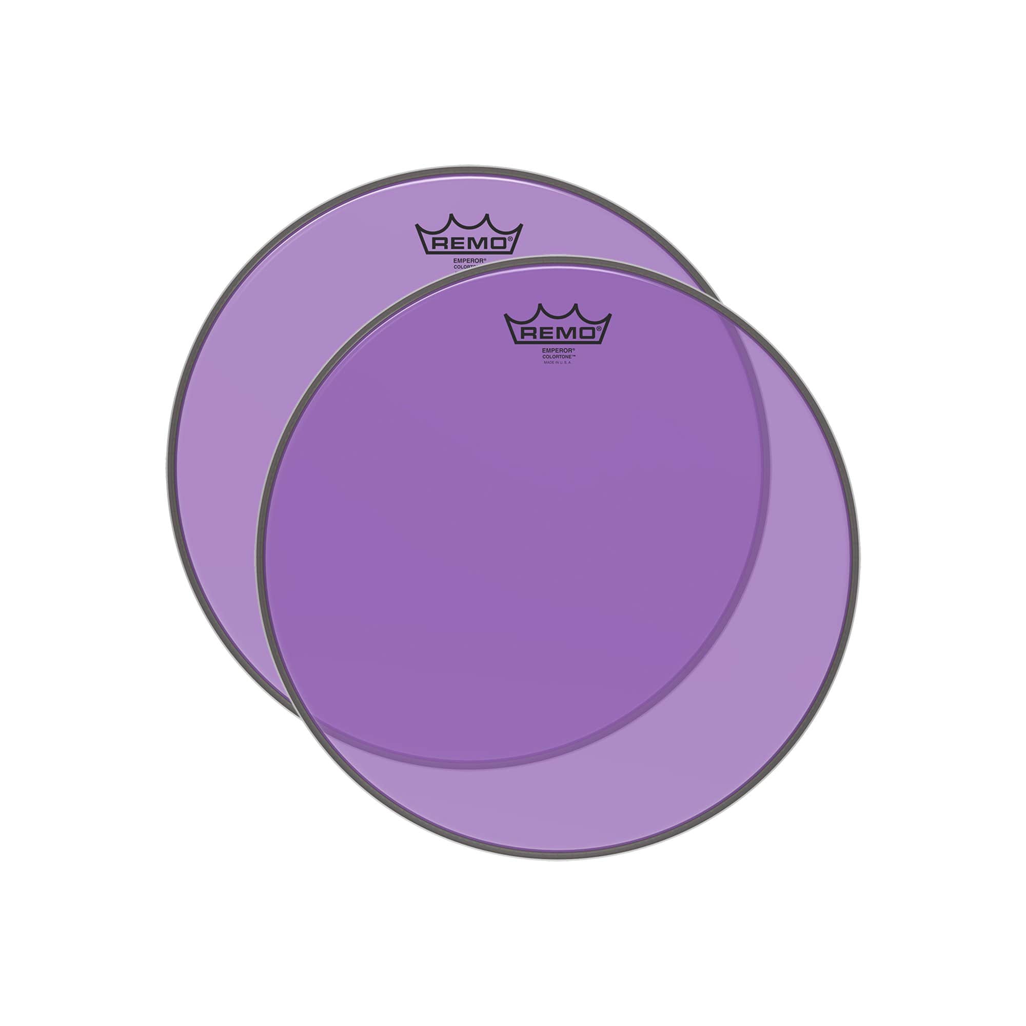 Remo 14" Emperor Colortone Purple Drumhead (2 Pack Bundle) – Chicago ...