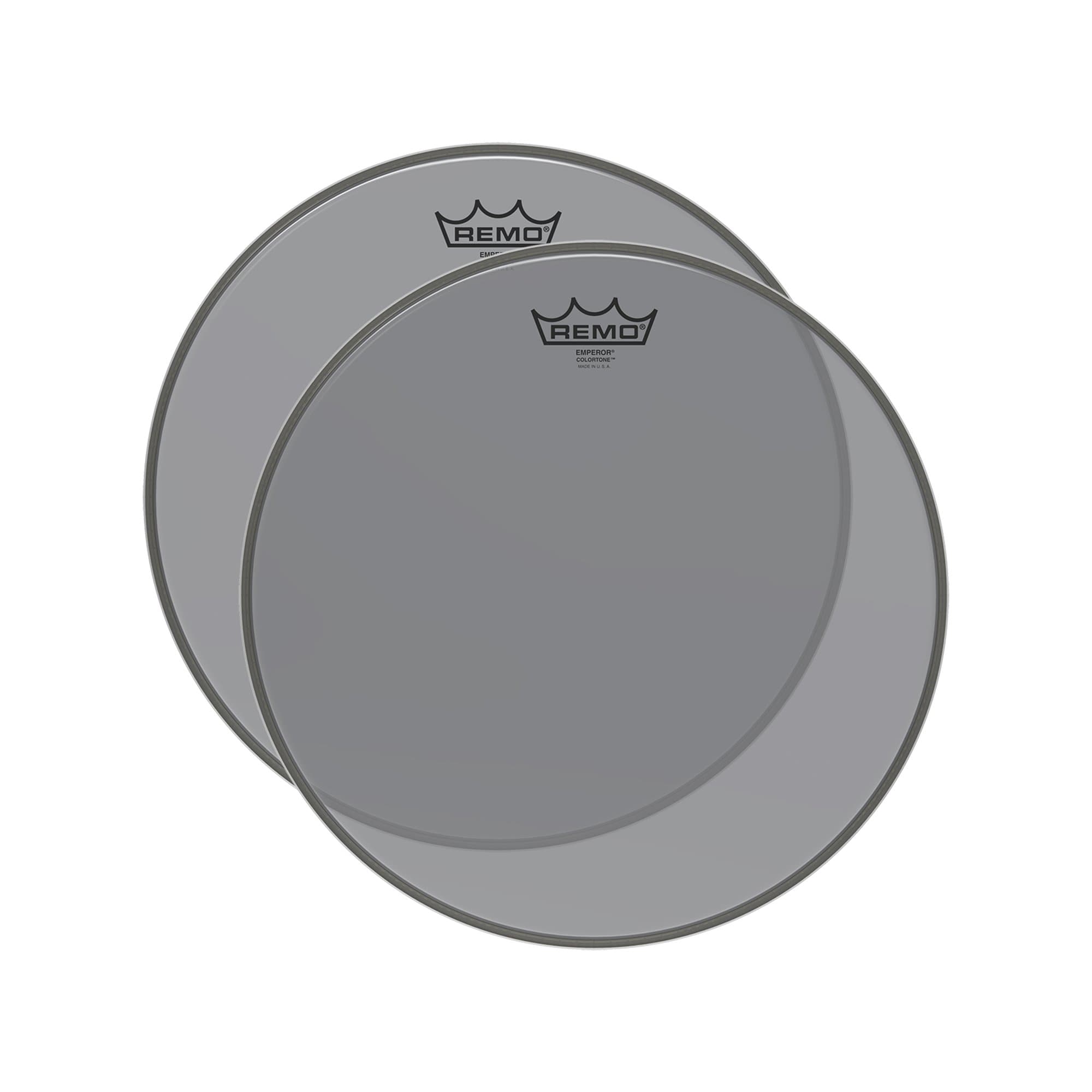Remo 15" Emperor Colortone Smoke Drumhead (2 Pack Bundle) – Chicago ...