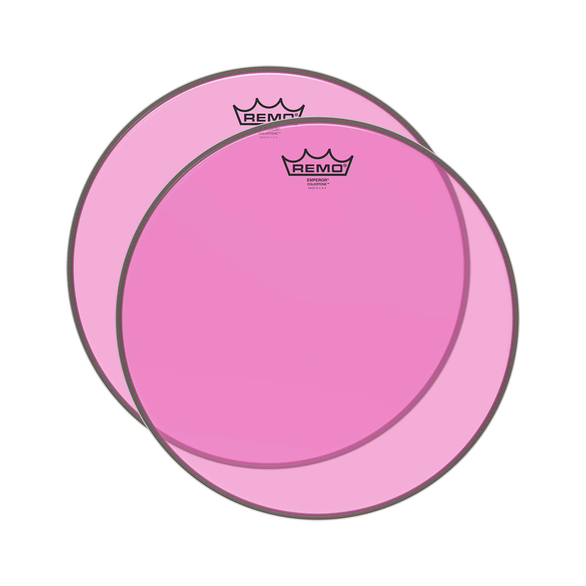 Remo 16" Emperor Colortone Pink Drumhead (2 Pack Bundle) – Chicago ...