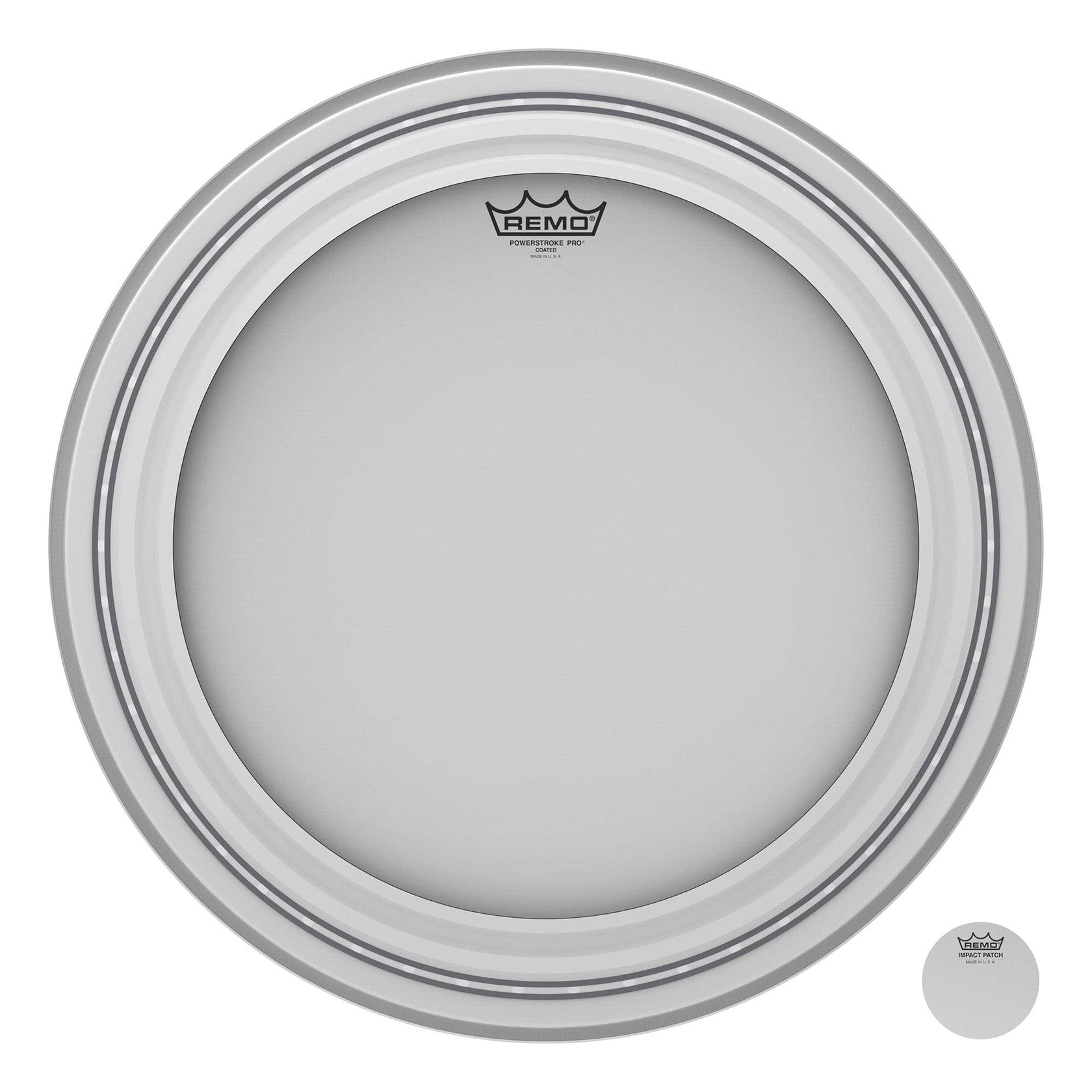 Remo 20" Powerstroke Pro Coated Bass Drumhead – Chicago Music Exchange