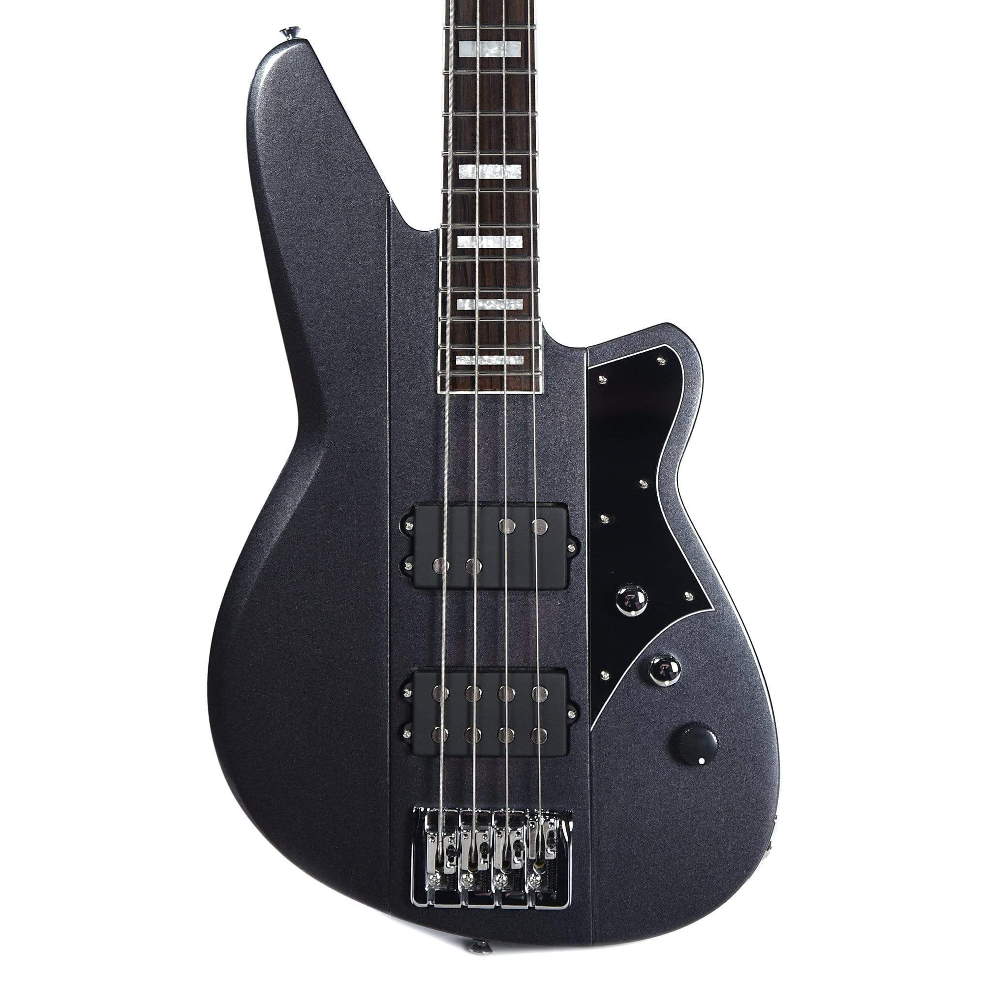 Reverend Thundergun Bass Gunmetal Gray – Chicago Music Exchange