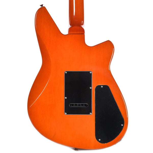 Reverend Bayonet RA HC Rock Orange Flame Maple LEFTY – Chicago Music ...