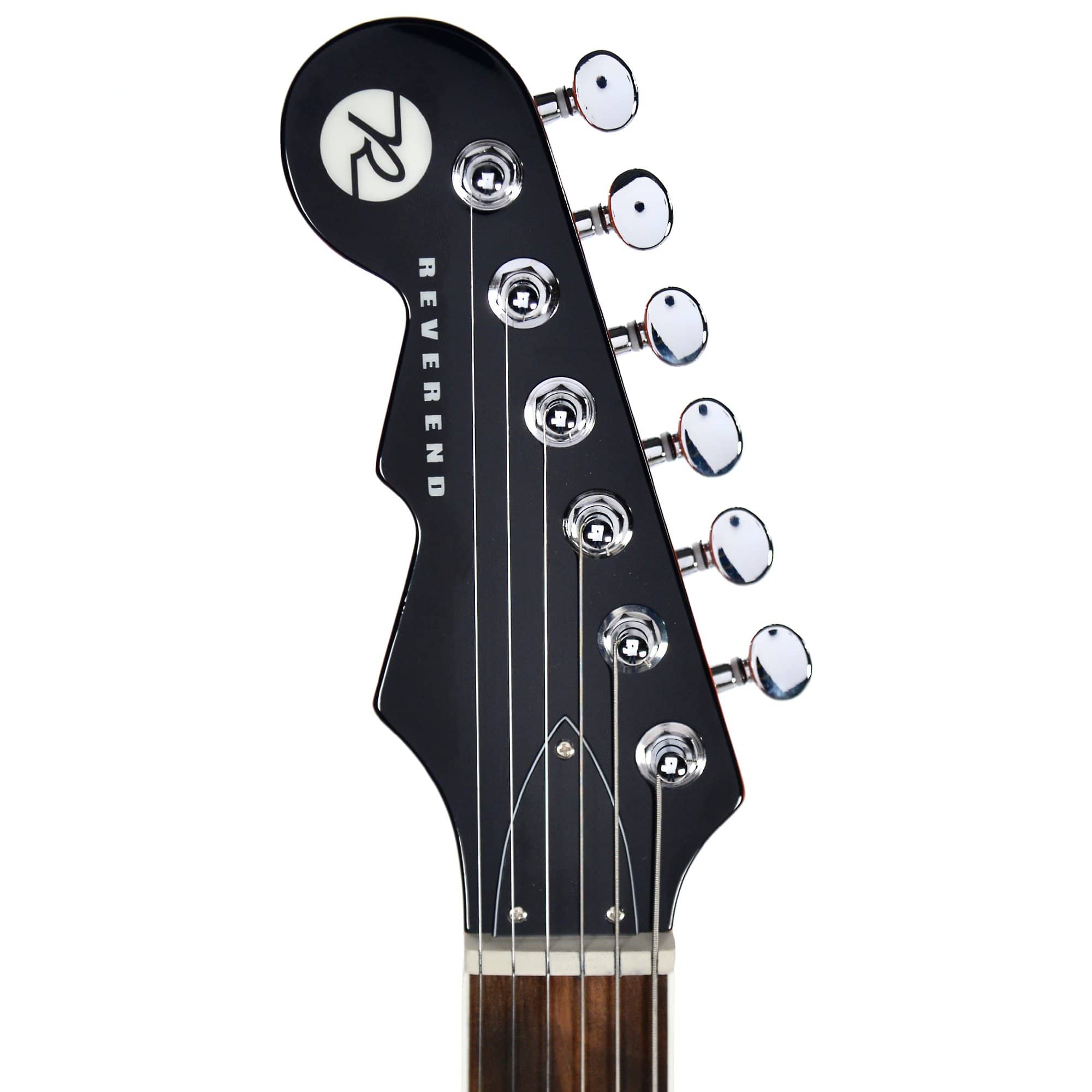 Reverend Bayonet RA HC Rock Orange Flame Maple LEFTY – Chicago Music ...