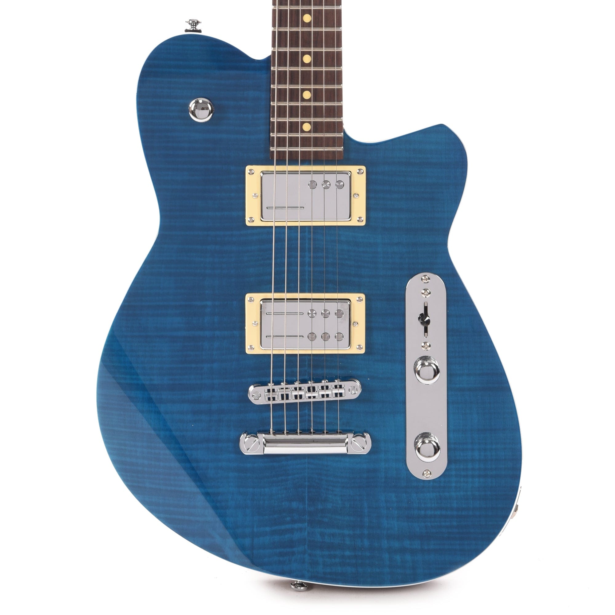 Reverend Charger RA Trans Blue – Chicago Music Exchange
