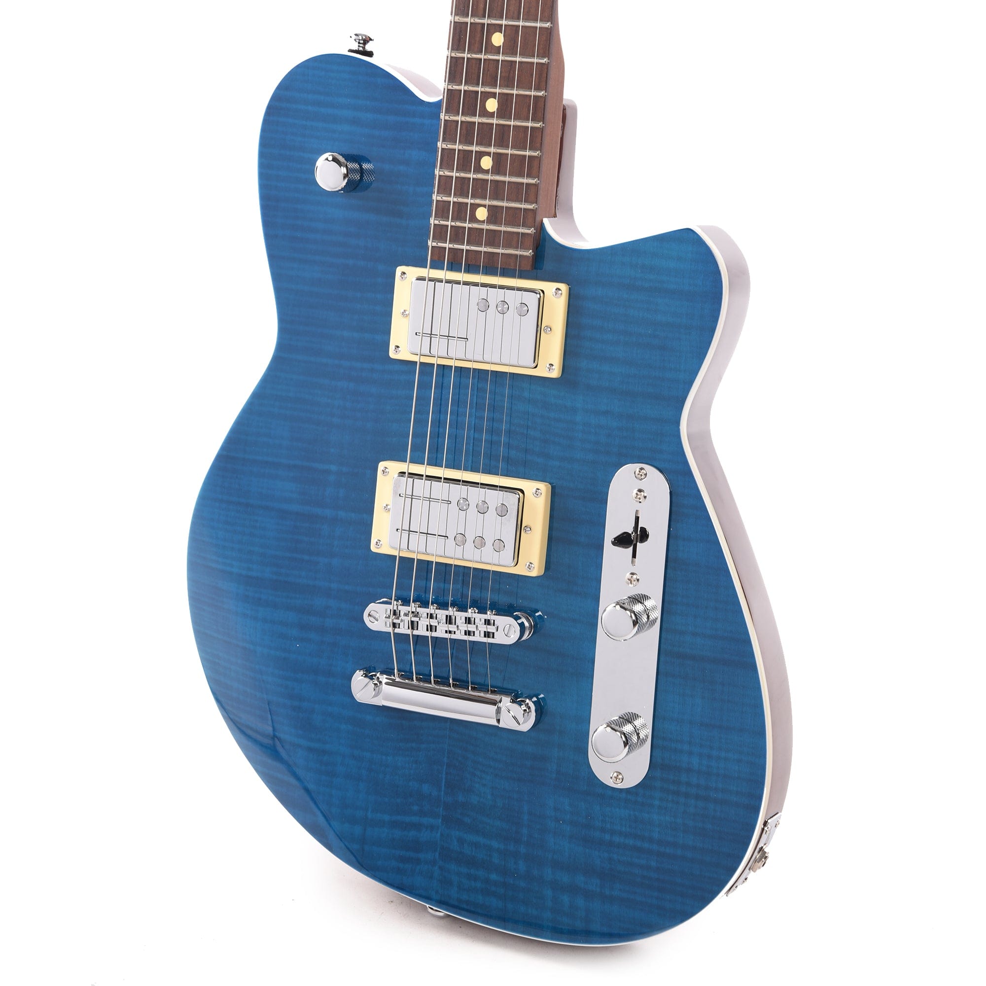 Reverend Charger RA Trans Blue – Chicago Music Exchange