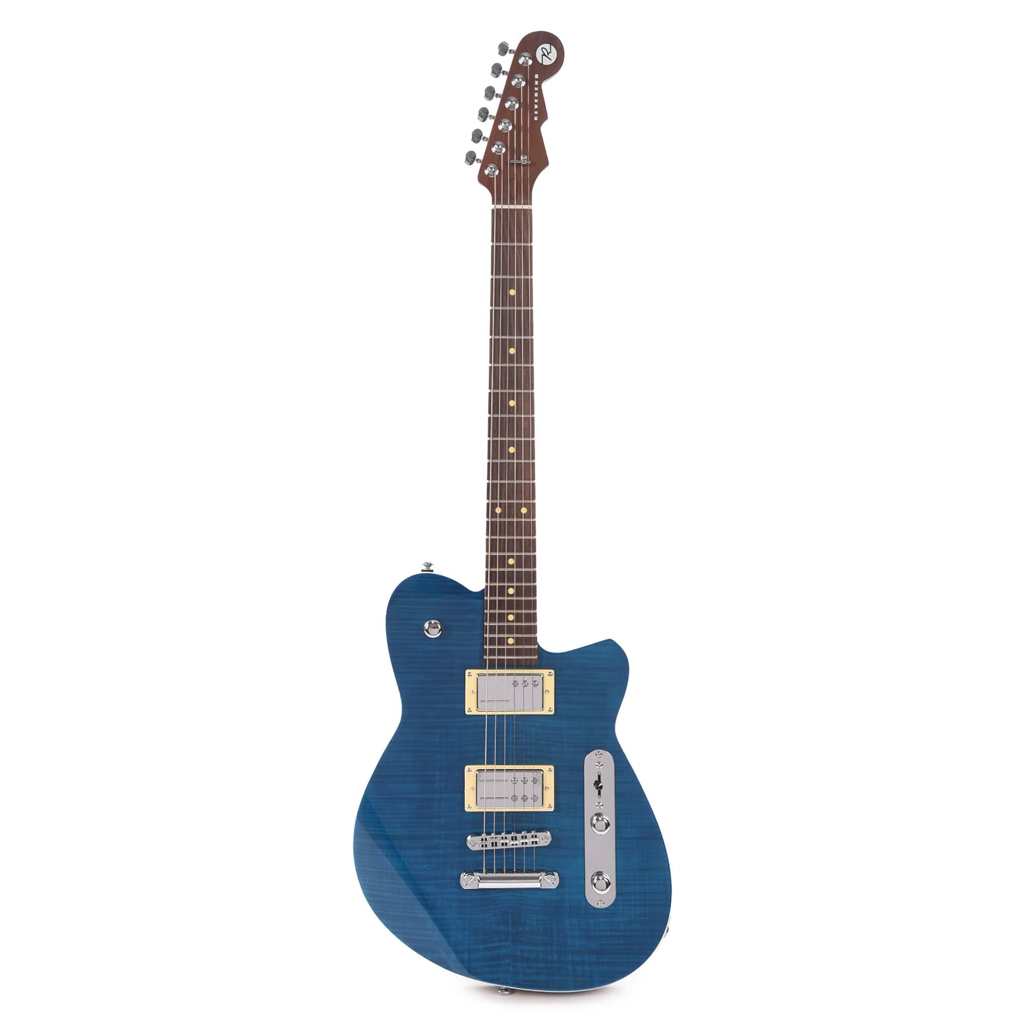 Reverend Charger RA Trans Blue – Chicago Music Exchange