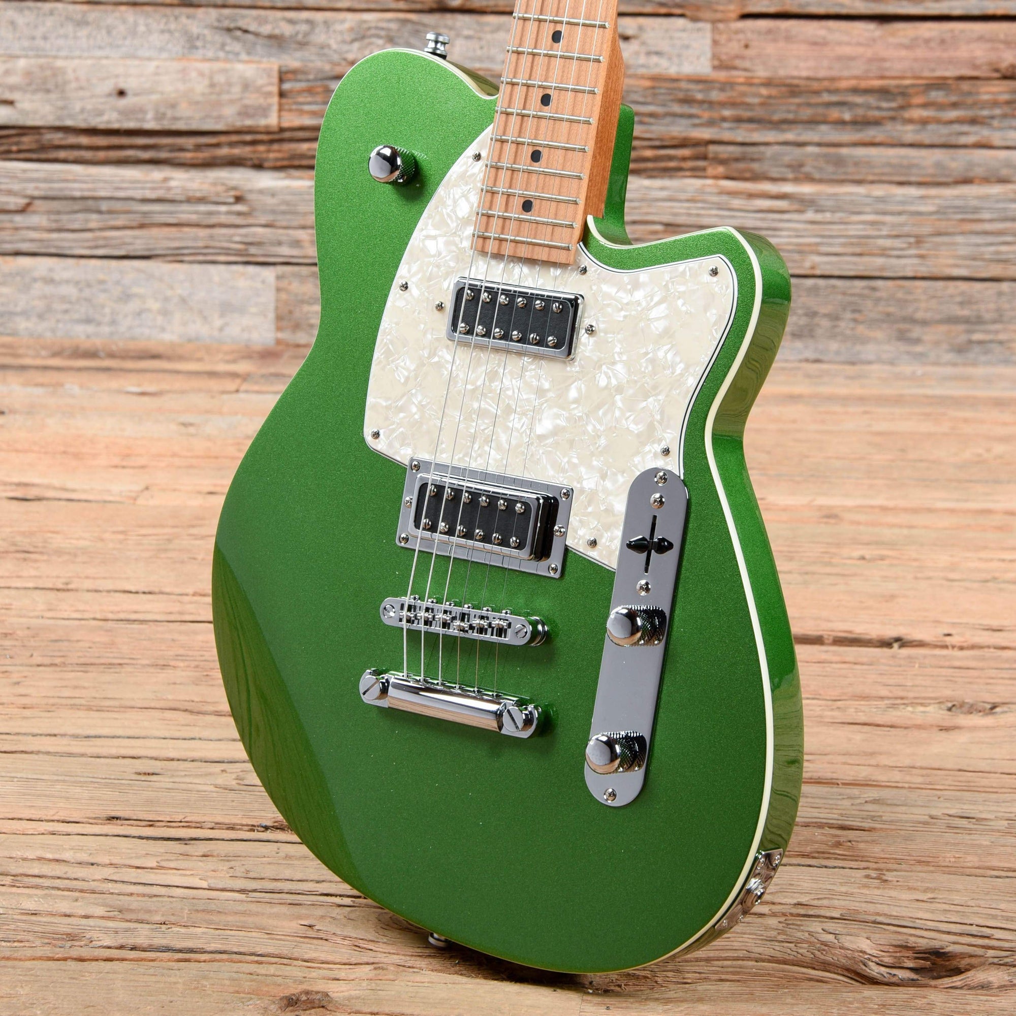Reverend Flatroc Emerald Green Metallic – Chicago Music Exchange