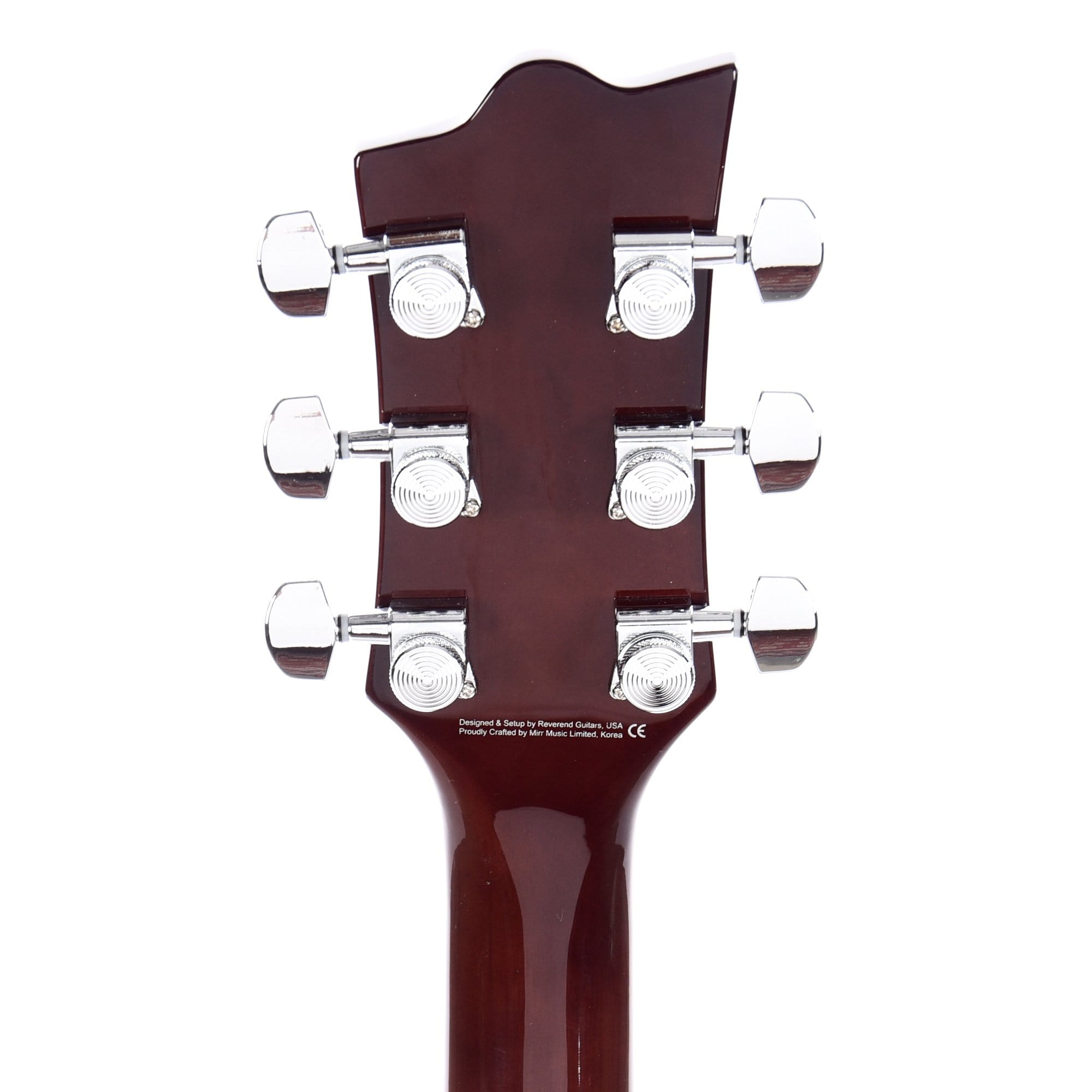 Reverend Roundhouse Turquoise Flame Maple – Chicago Music Exchange