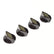 Rickenbacker Parts Knobs Vintage TV Style Brown and Gold (Set of 4 ...