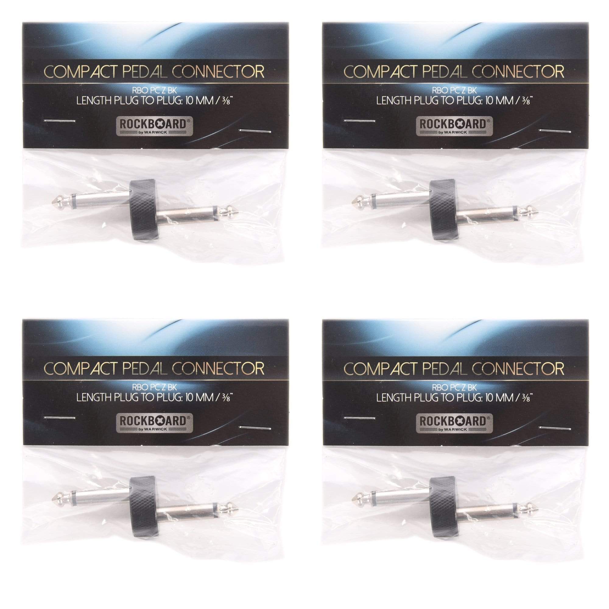 Rockgear Z-Connector, 63 mm, Black 4 Pack Bundle – Chicago Music Exchange