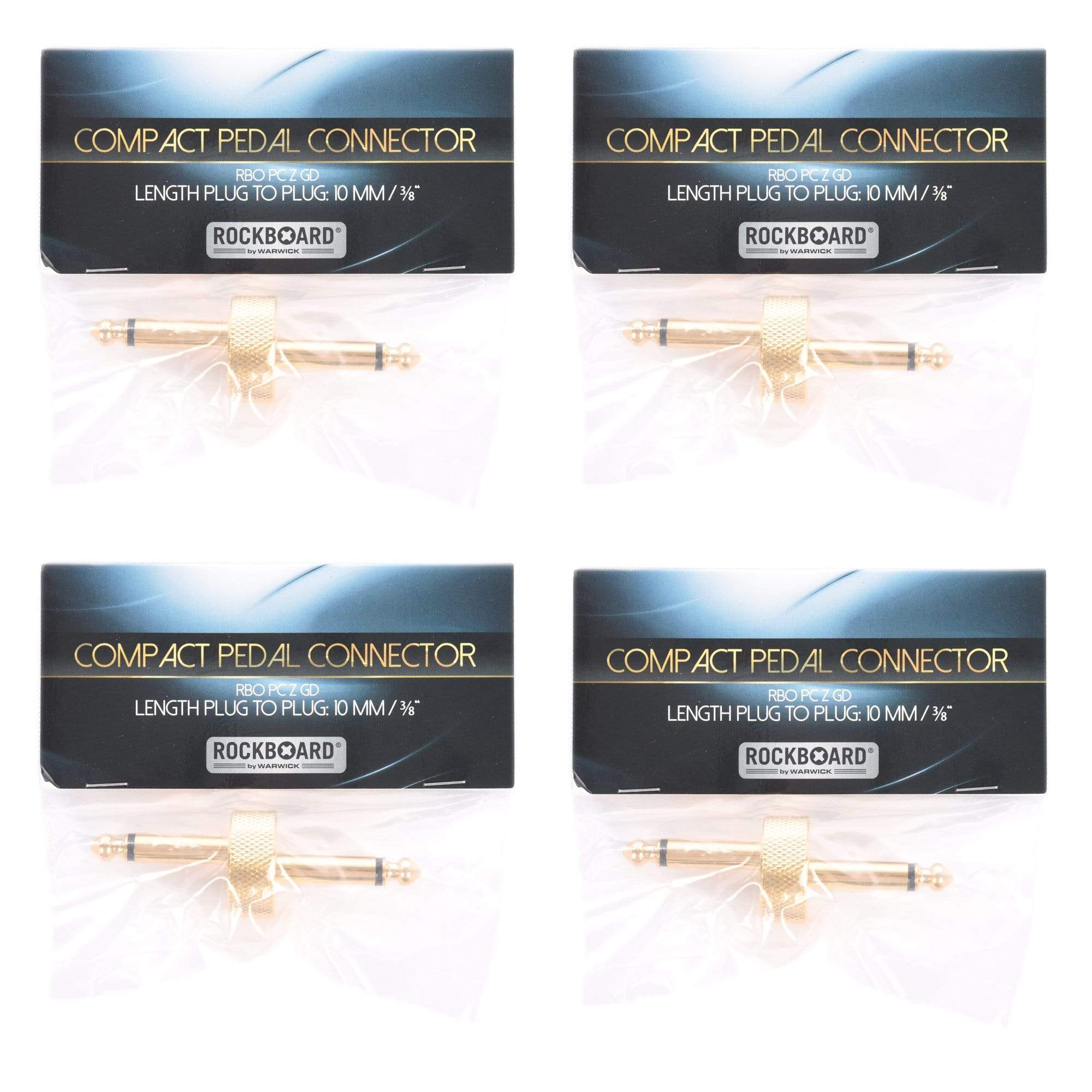 Rockgear Z-Connector, 63 mm, Gold 4 Pack Bundle – Chicago Music Exchange