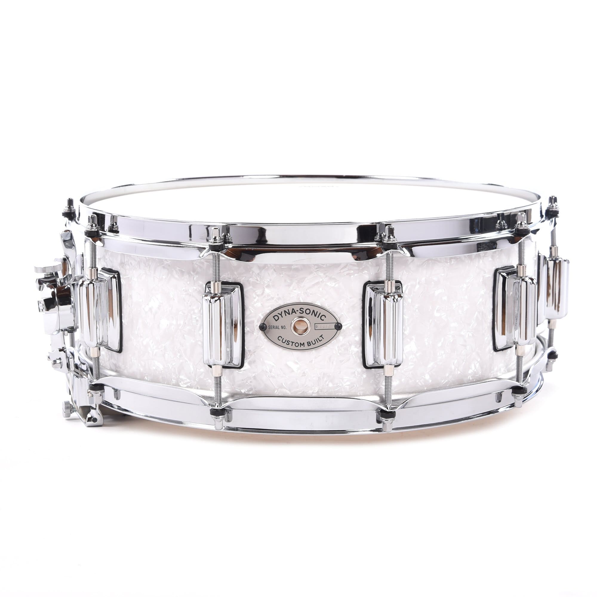 Rogers 5x14 Dyna-Sonic Wood Snare Drum White Marine Pearl – Chicago ...