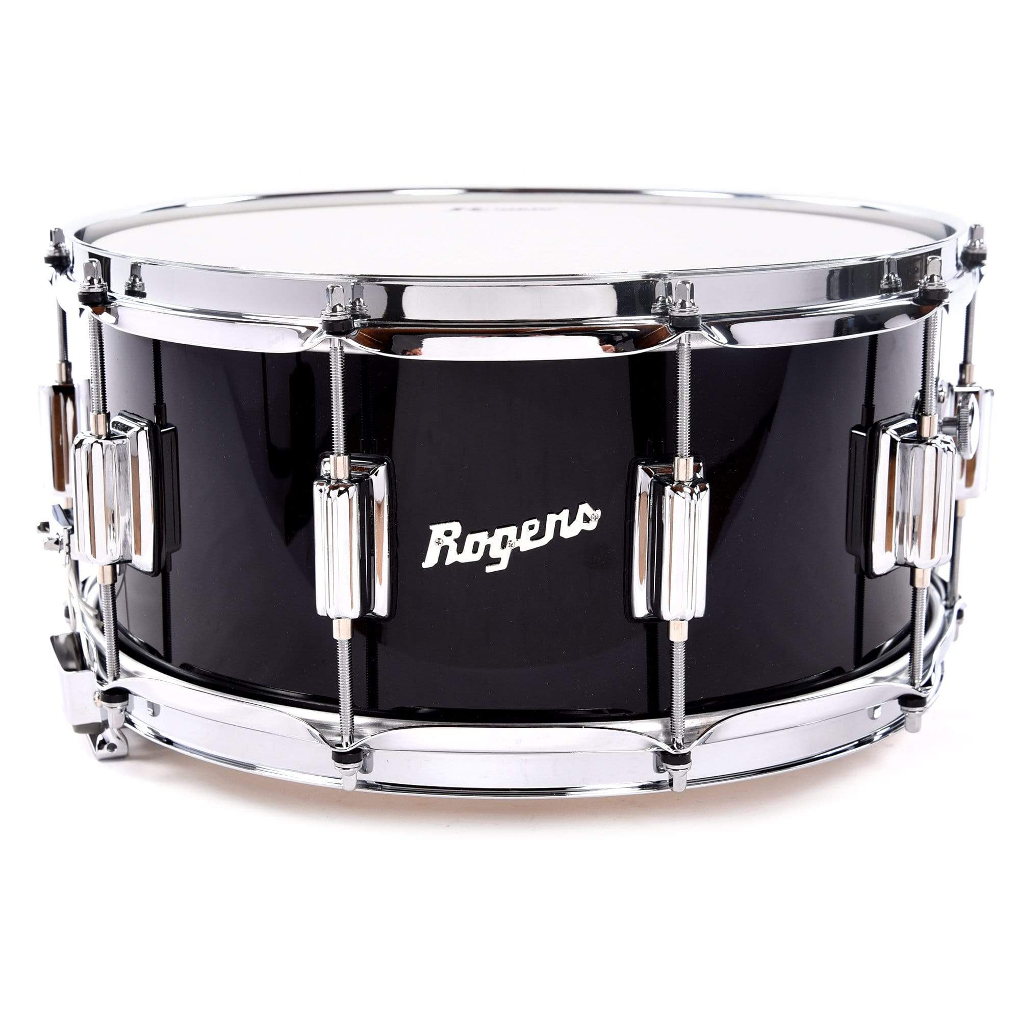 Rogers 6.5x14 Dyna-Sonic Classic Snare Drum Black Lacquer – Chicago ...