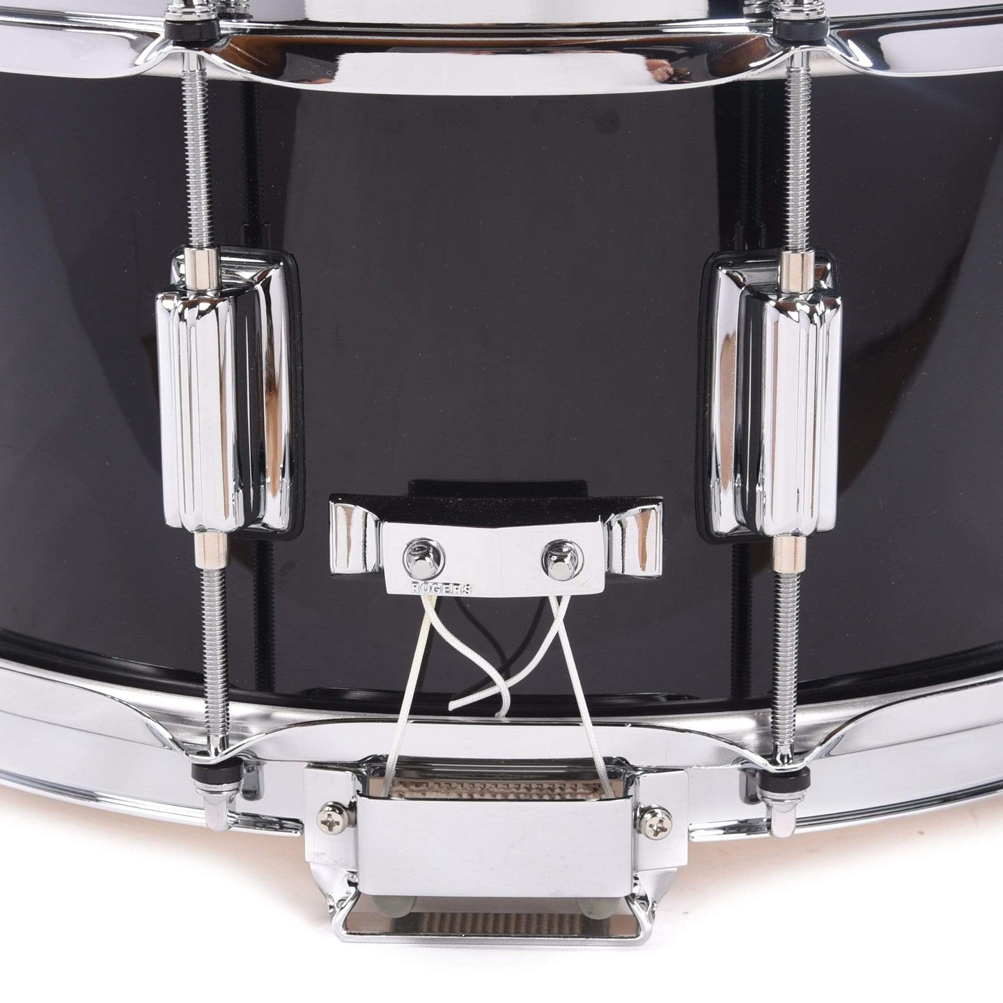 Rogers 6.5x14 Dyna-Sonic Classic Snare Drum Black Lacquer – Chicago ...