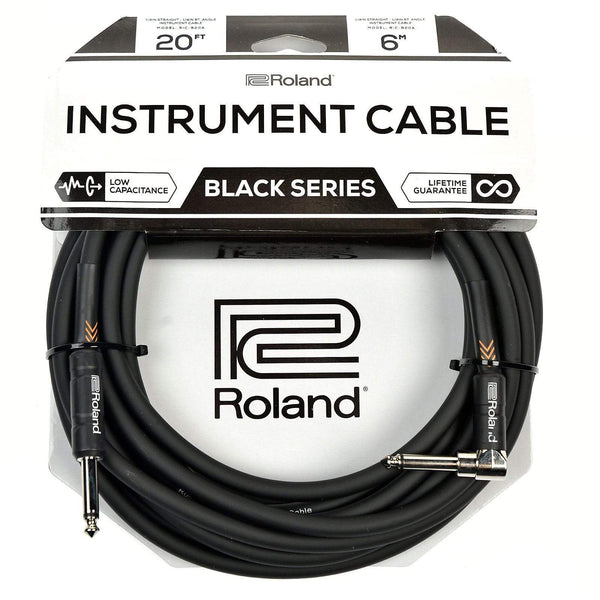 Roland Black Series 20ft A/S 1/4” Instrument Cable – Chicago Music Exchange