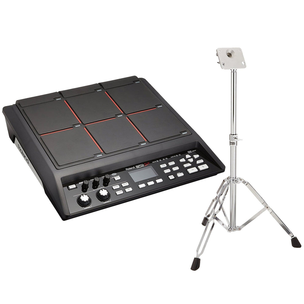 Roland SPDSX Sampling Pad Bundle w/ Roland PDS10 Stand for SPD Series ...