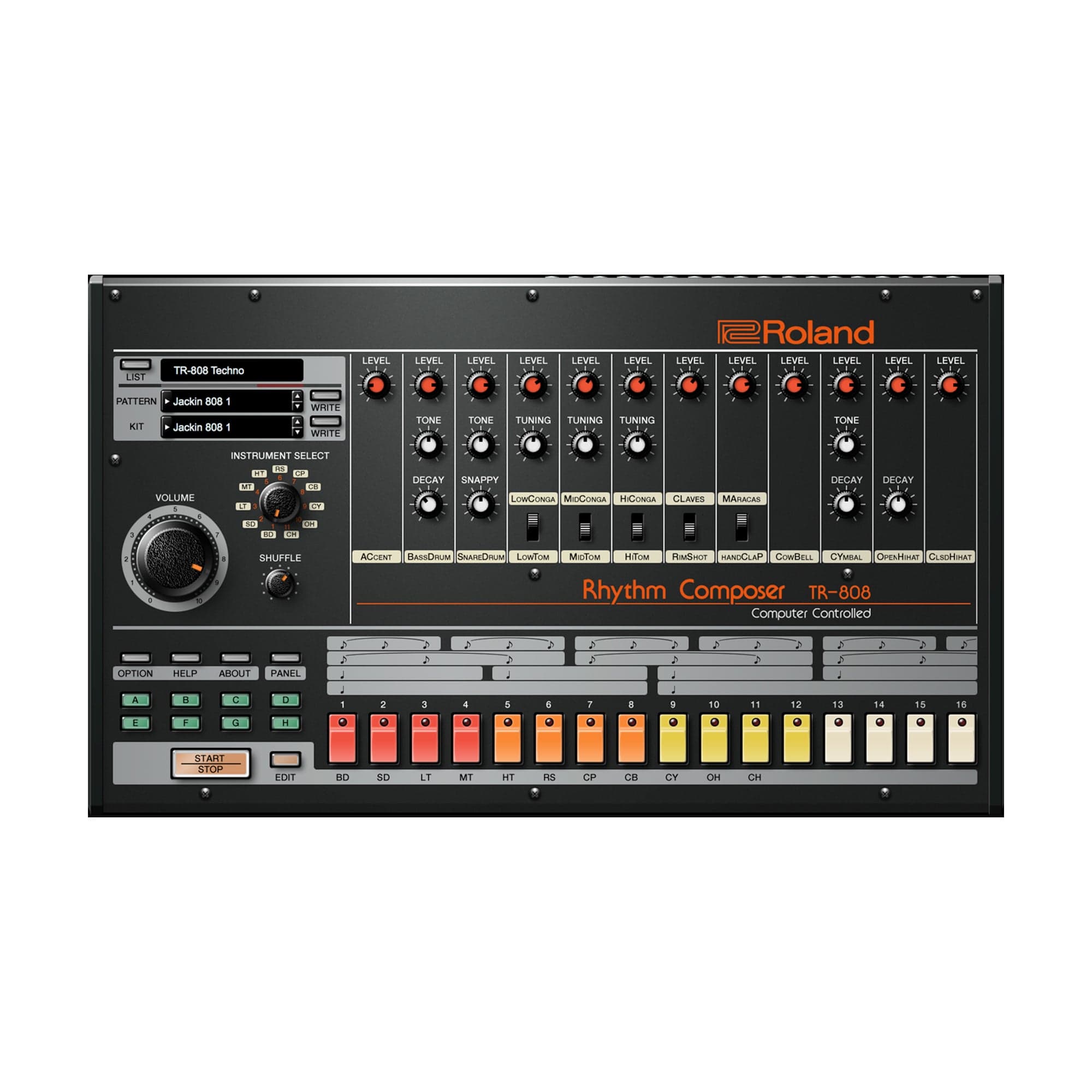 Roland TR-808 Software Rhythm Composer Download – Chicago Music Exchange