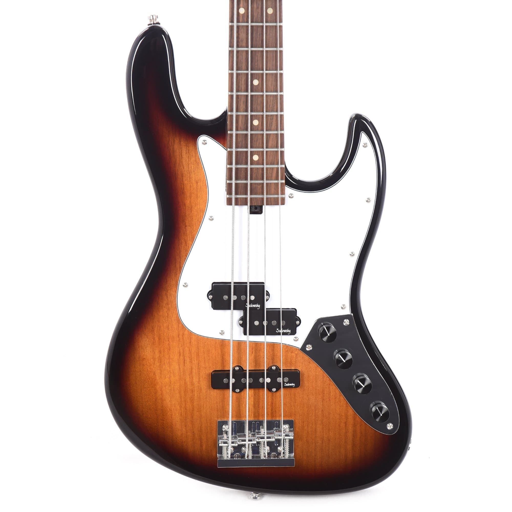 Sadowsky MetroExpress Hybrid PJ Tobacco Burst High Polish w/Morado Fin ...
