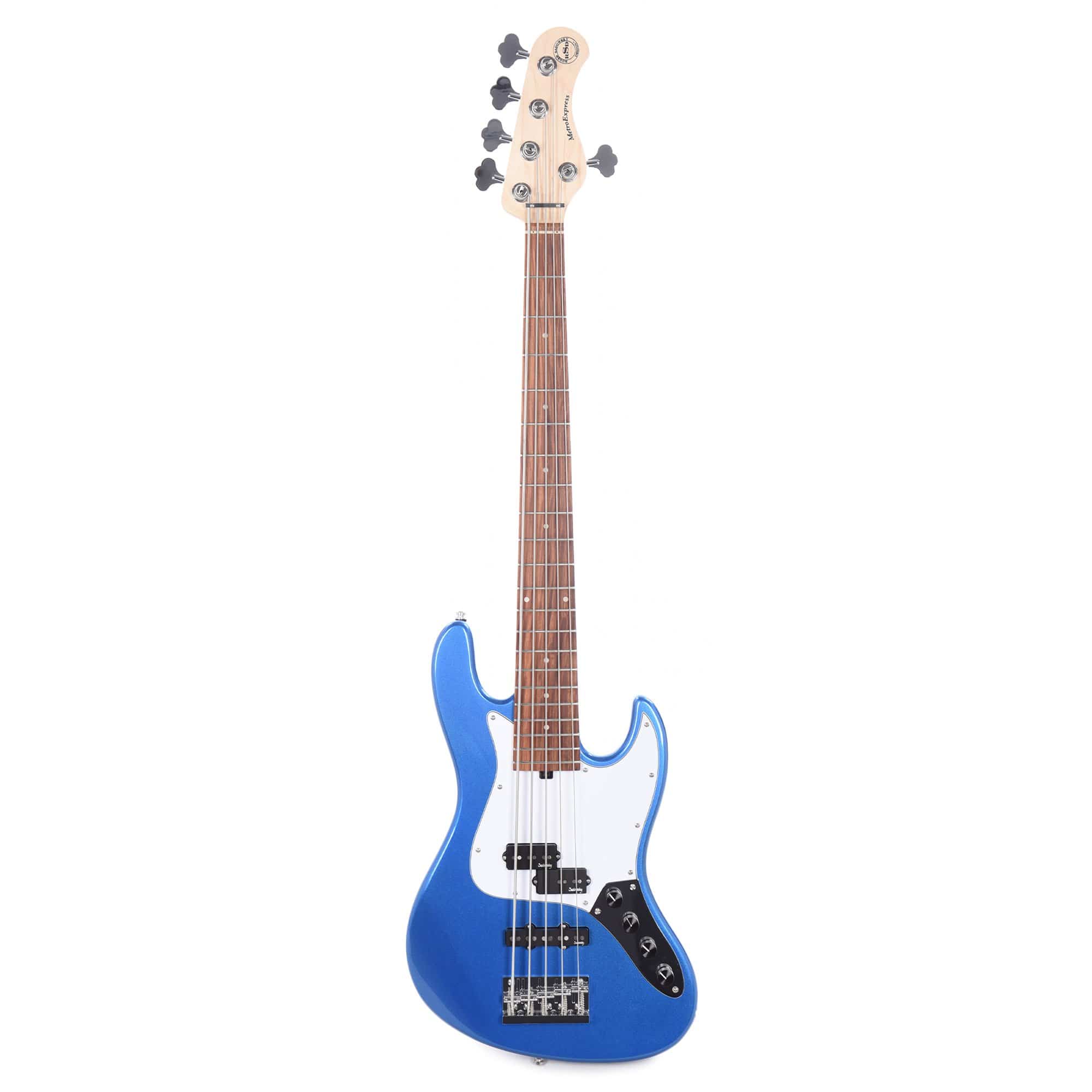Sadowsky MetroExpress Hybrid PJ 5-String Ocean Blue Metallic High Poli ...