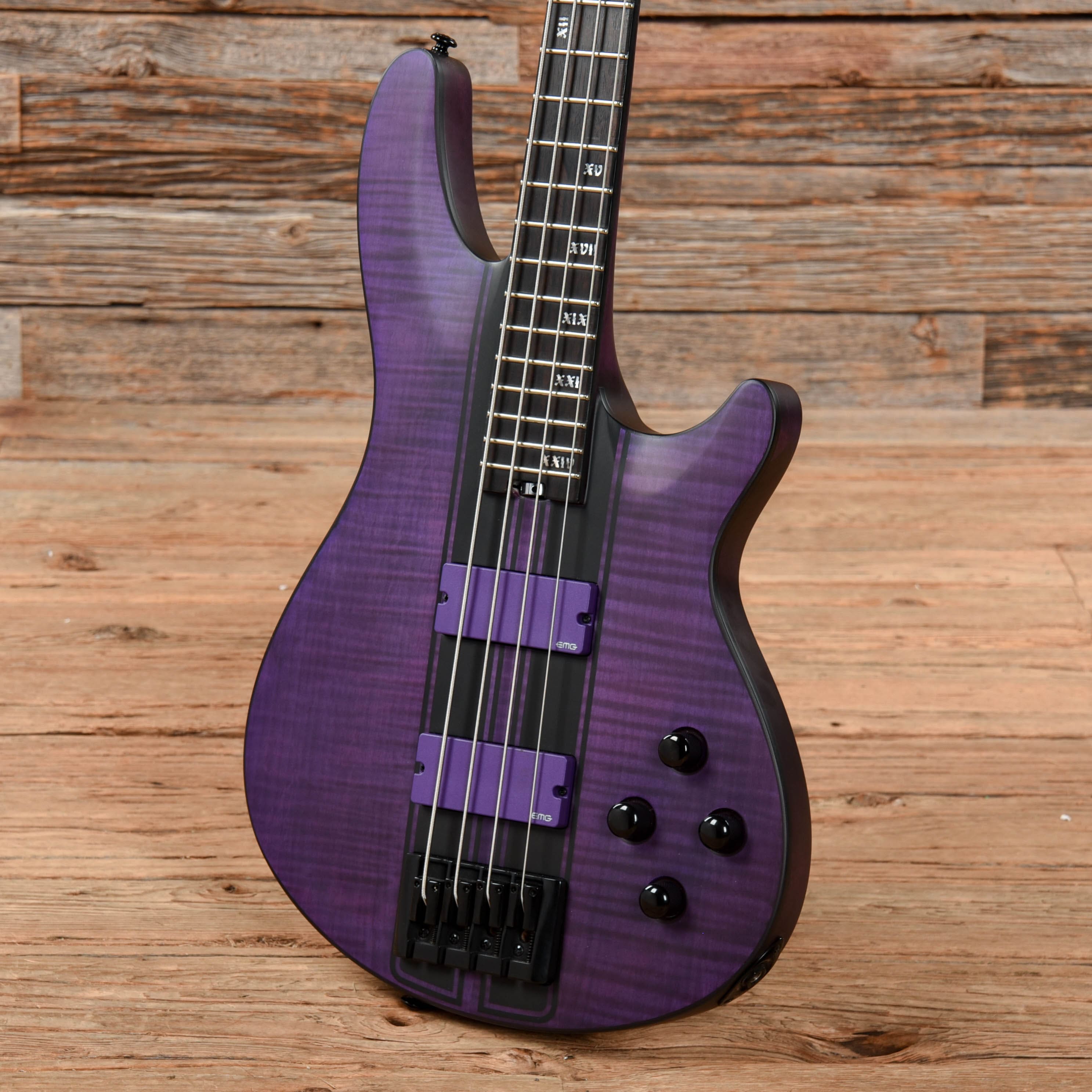 Schecter C-4 GT Transparent Purple Satin 2021 – Chicago Music Exchange